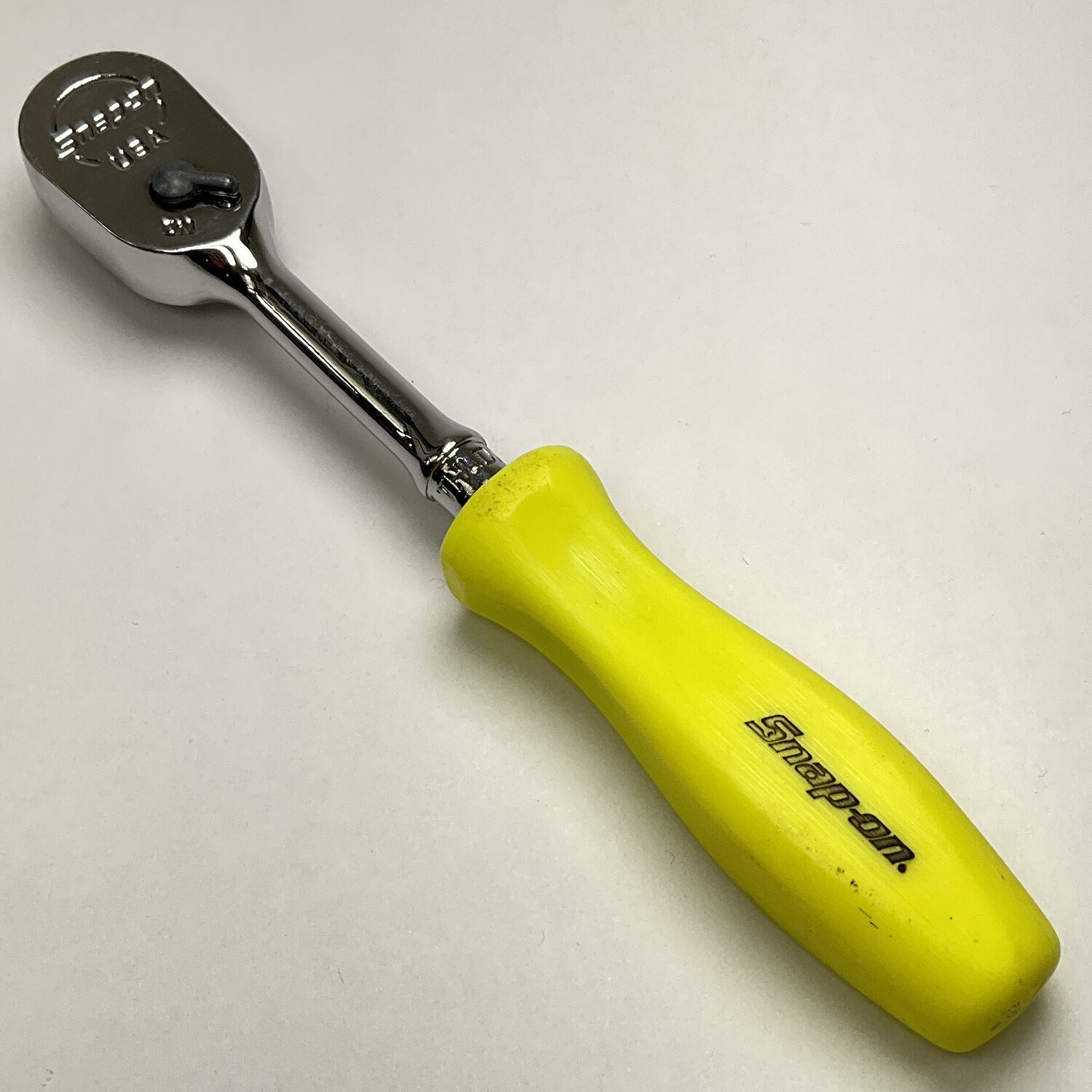 Snap On 1/4" Drive Dual 80 Technology Hard Grip Long Handle Ratchet (Hi ...