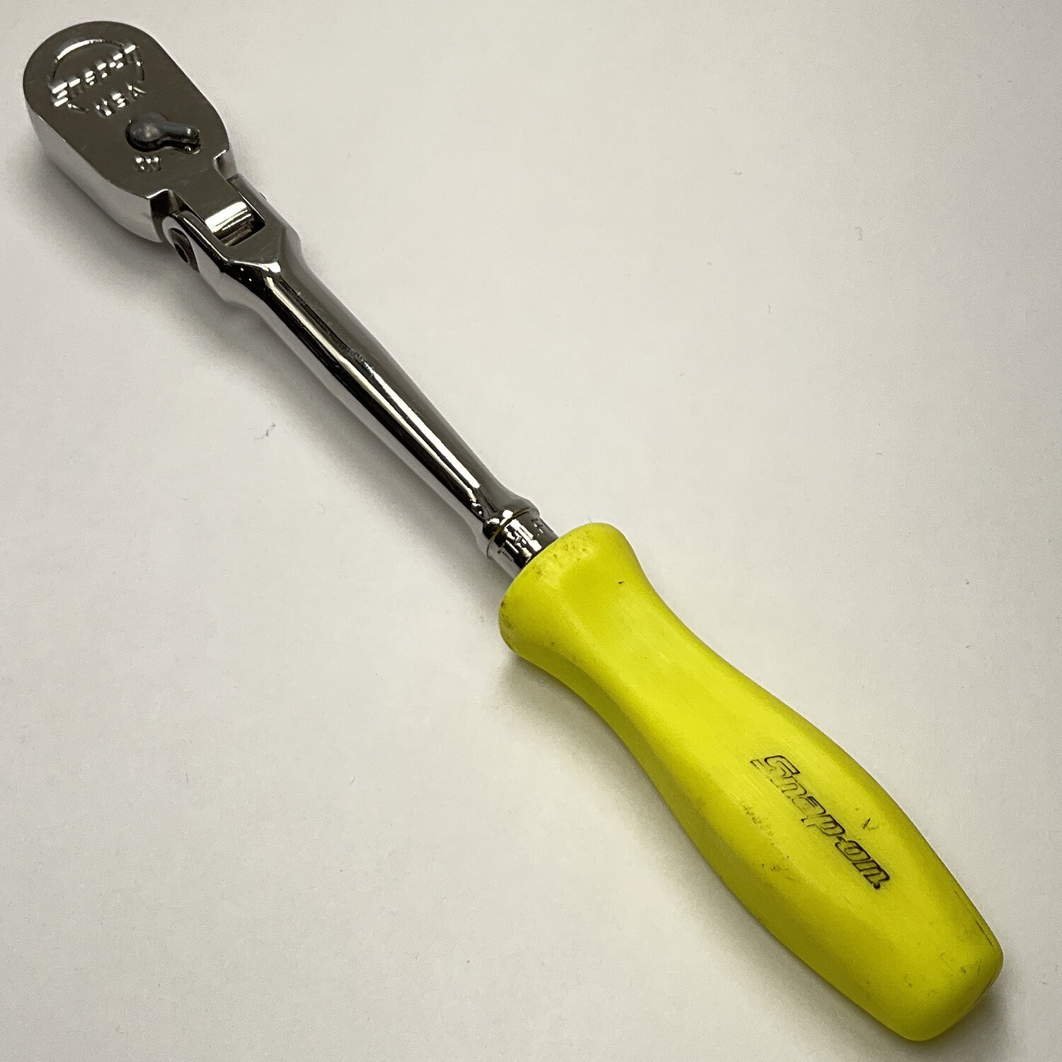 Snap On 1/4" Drive Dual 80 Technology Hard Grip Long Handle Flex-Head ...