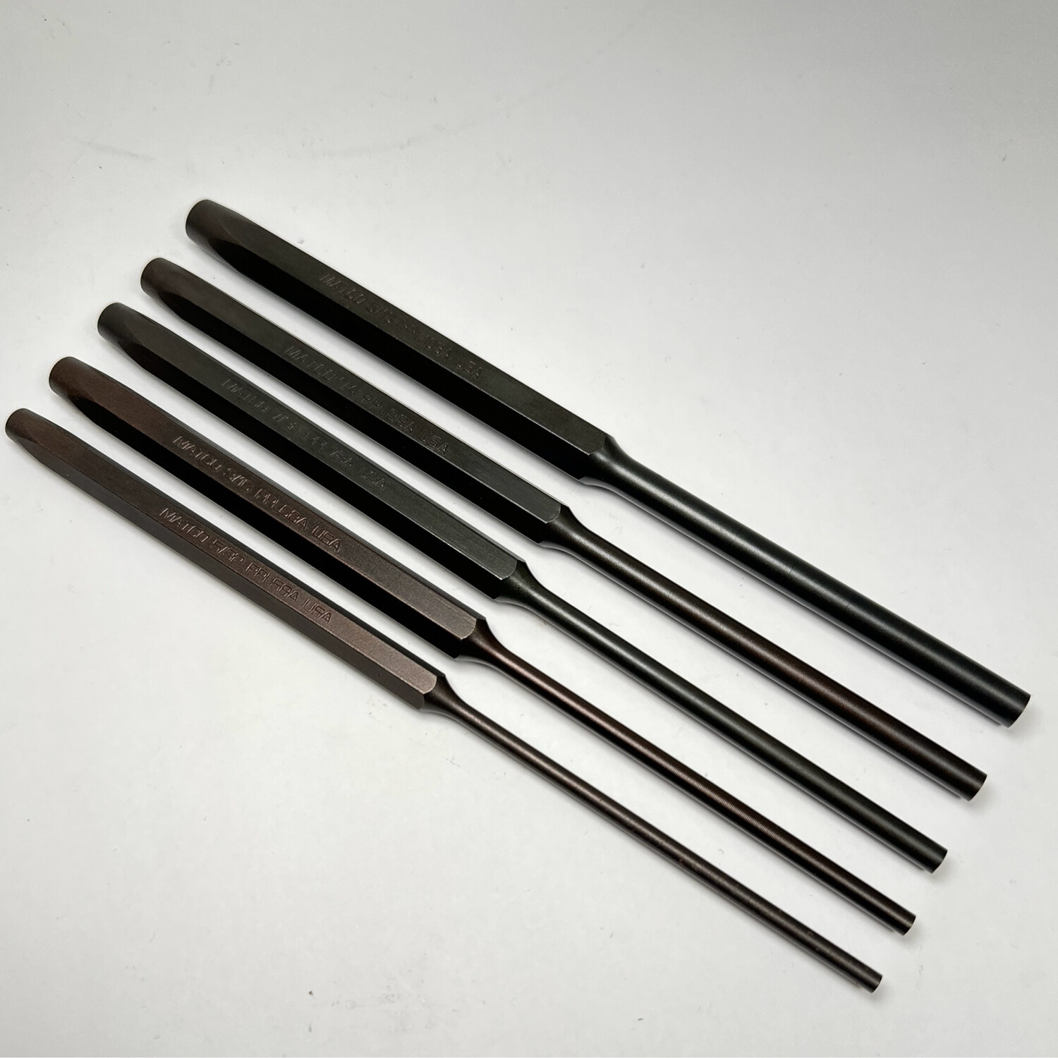 Matco USA 5pc Long Pin Punch Set, SPPL5KA - Shop by Manufacturer - Tool ...