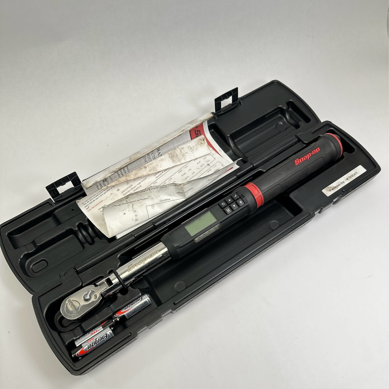 Snap On 3/8" Drive Flex-Head TechAngle® Torque Wrench (5–100 ft-lb ...