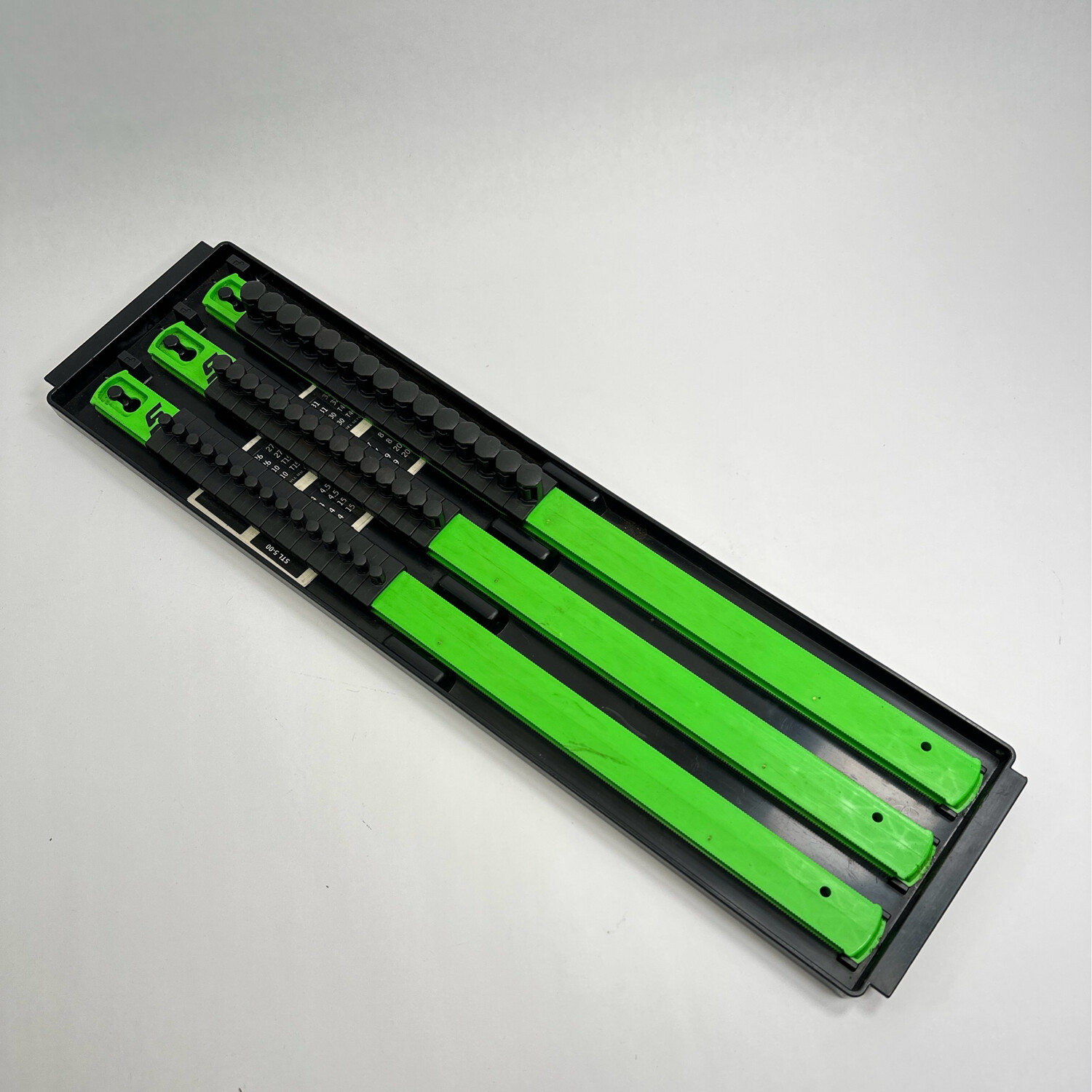 Snap On Twist Lock Socket Rail Tray (1/2, 3/8, and 1/4") (Extreme Green ...