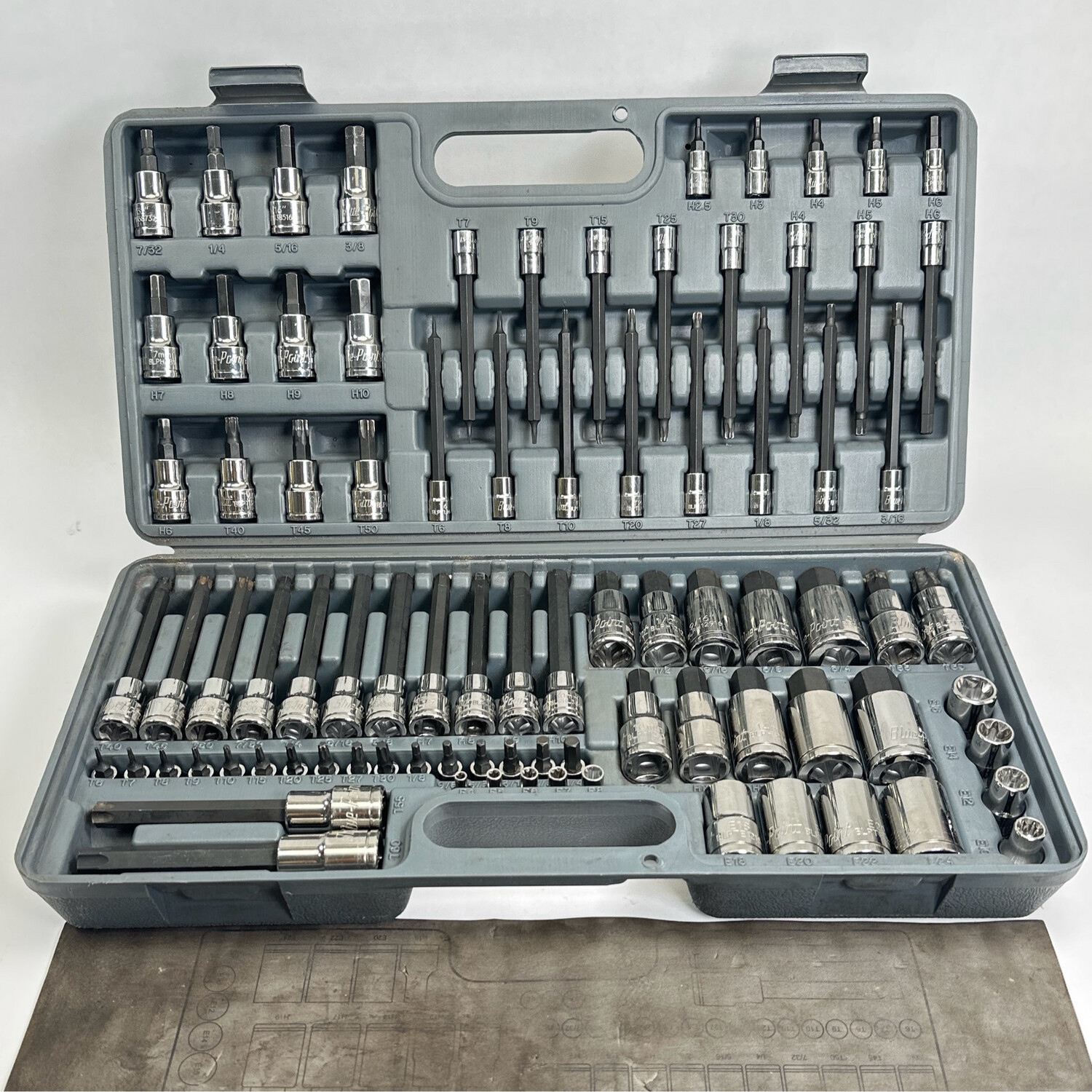 Blue Point 87 pc TORX® and Hex Bit Socket Set, BLPTHC87 - Shop by ...