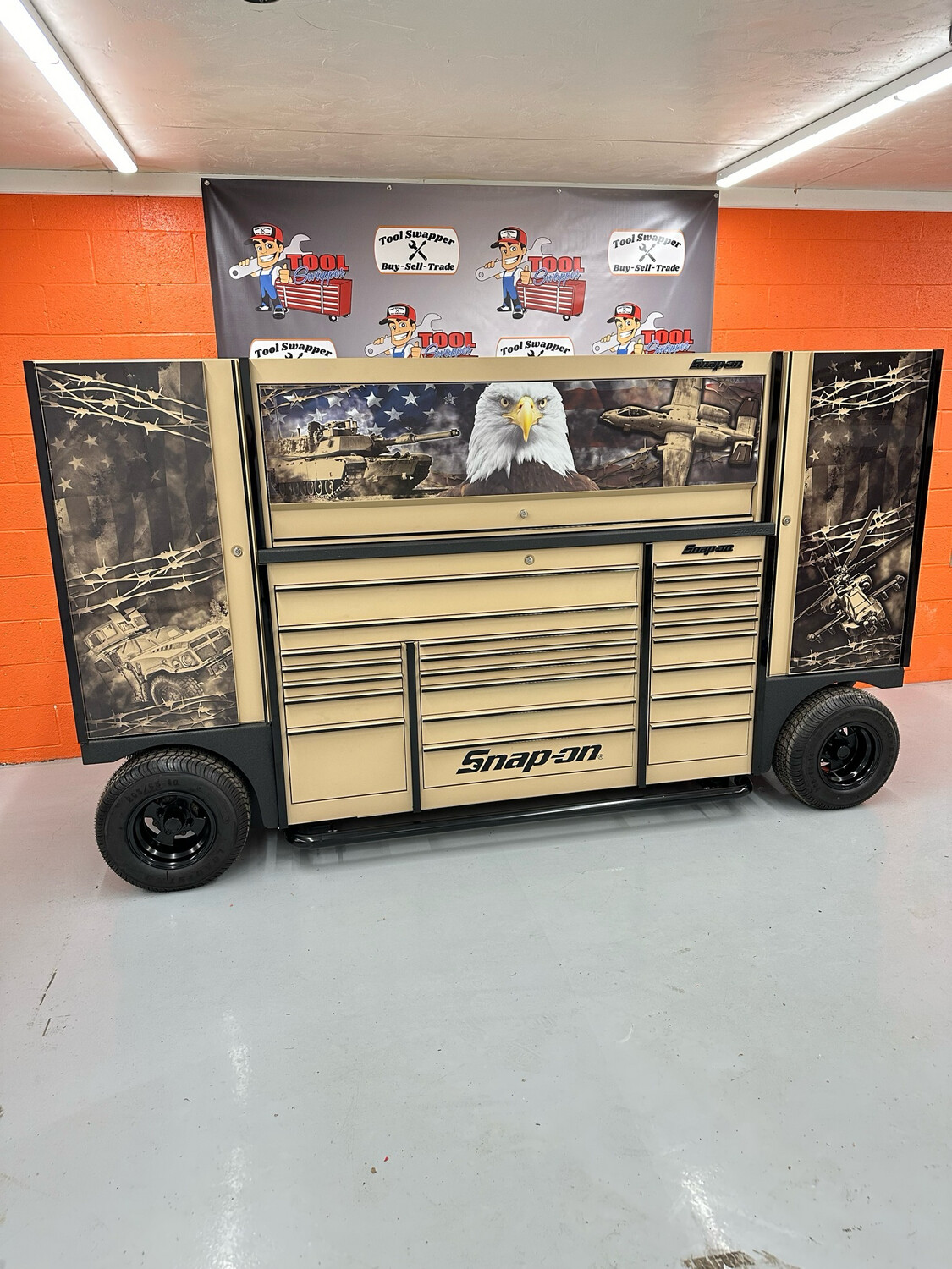 Snap On TUV Triple Bank Tool Utility Vehicle, KRP1023CPZS7 - Shop ...