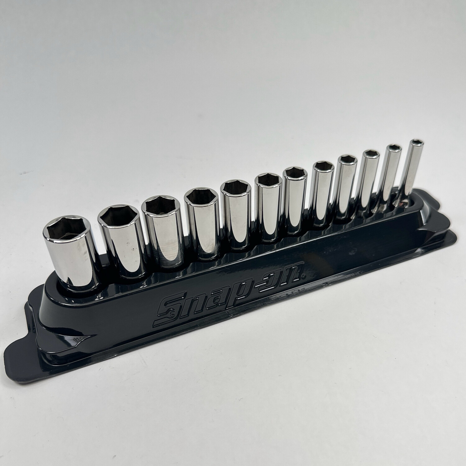 Snap On 12 pc 1/4" Drive 6-Point Metric Flank Drive® Deep Socket Set (5 ...