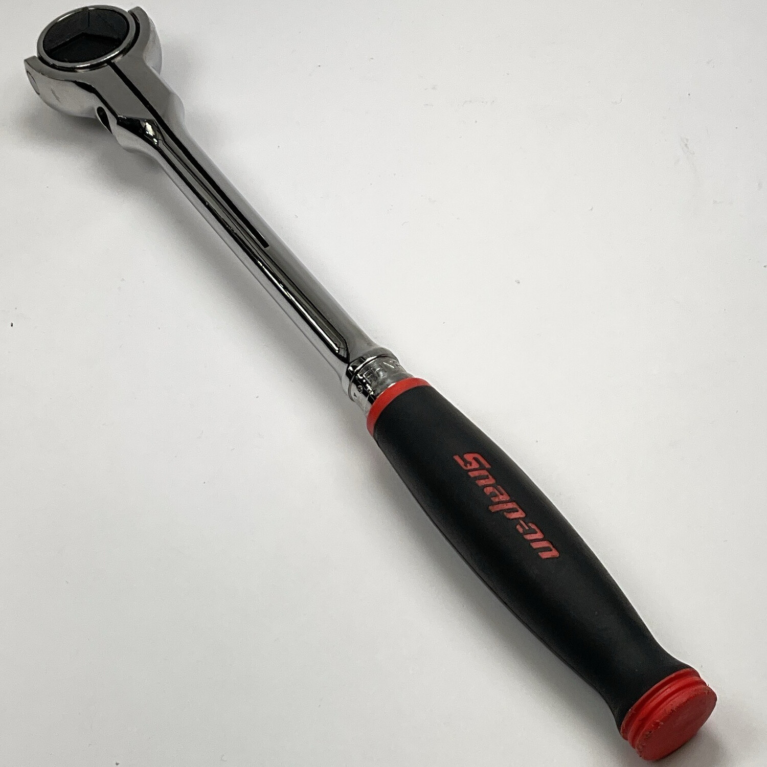 Snap On 3/8" Drive Cynergy Soft Grip Swivel-Head Ratchet (Red), FHNF100 ...
