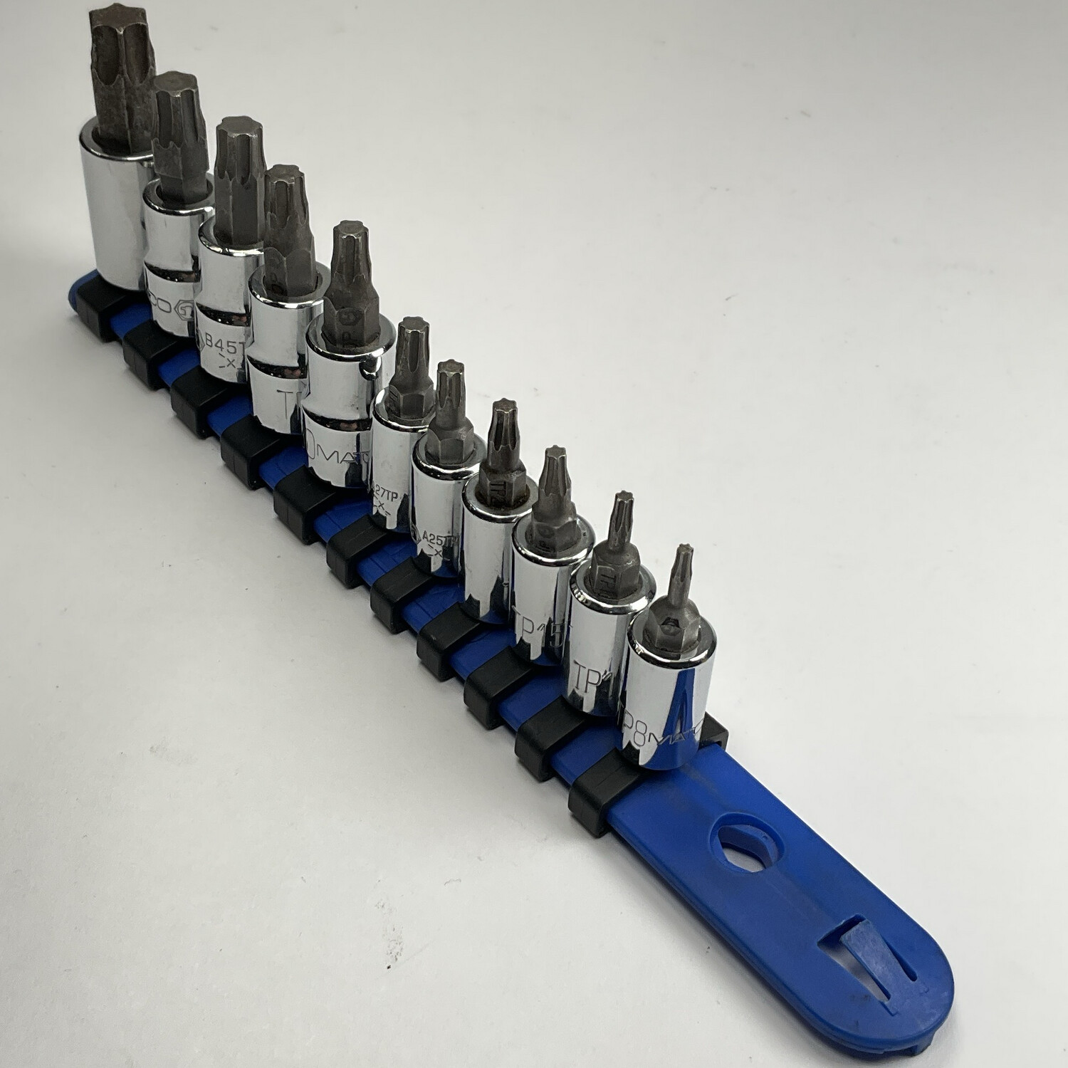 Matco 11pc 1/4” & 3/8” Non-Tamperproof Torx Socket Set, SABP11TXTPA ...