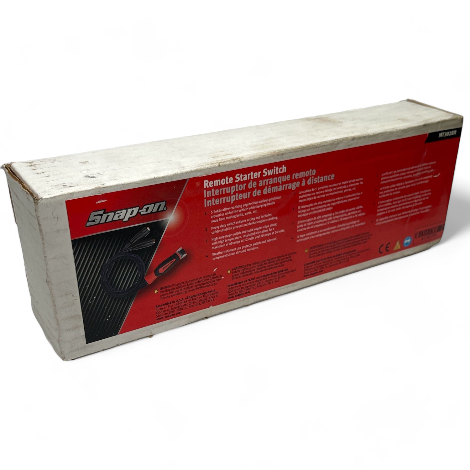 Snap On Remote Starter Switch (Red), MT302BR - Shop - Tool Swapper