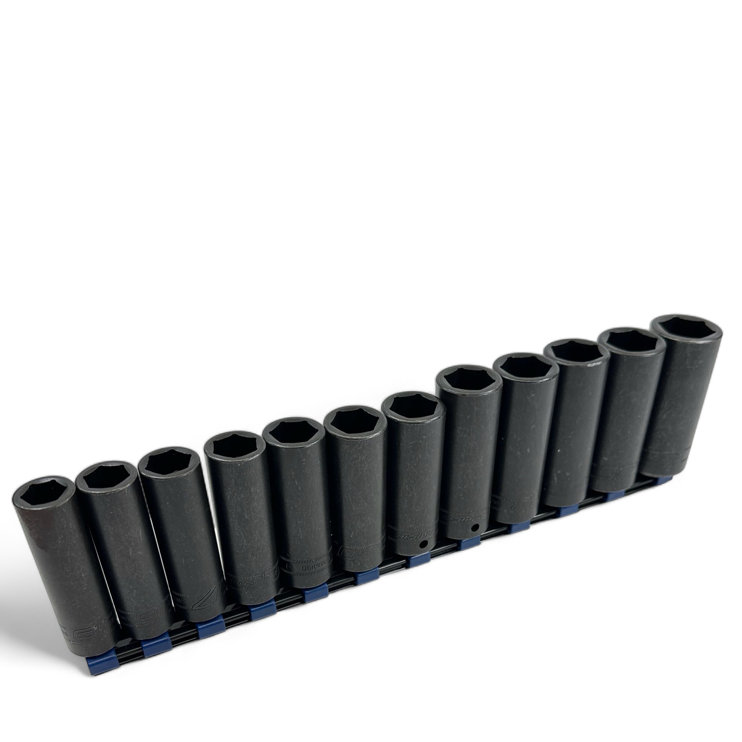 Snap On 12 pc 1/2" Drive 6-Point Metric Flank Drive® Deep Impact Socket ...