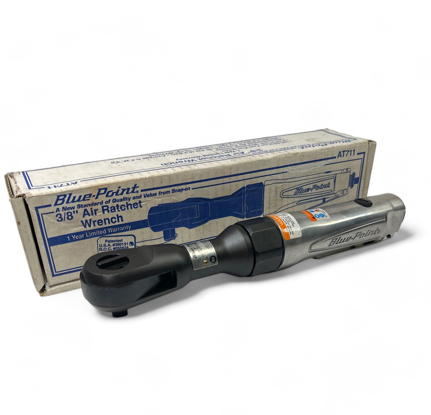 Blue Point 3/8” Drive Air Ratchet, (5-45 ft-lb), AT711 - Shop - Tool ...