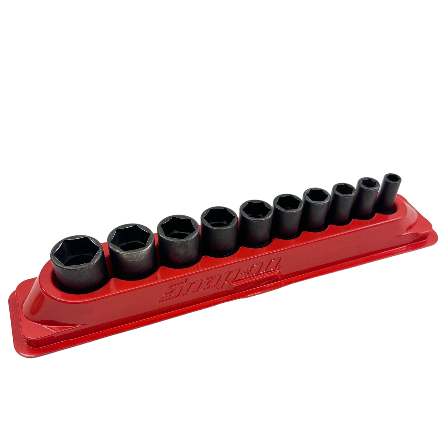 Snap On 10 pc 3/8" Drive 6-Point SAE Flank Drive® Semi-Deep Impact ...