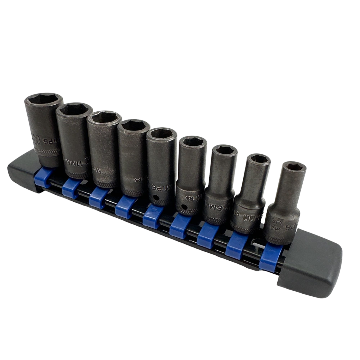 MAC Tools 9pc 1/4" Drive Metric Intermediate Impact Socket Set 6pt (4 ...