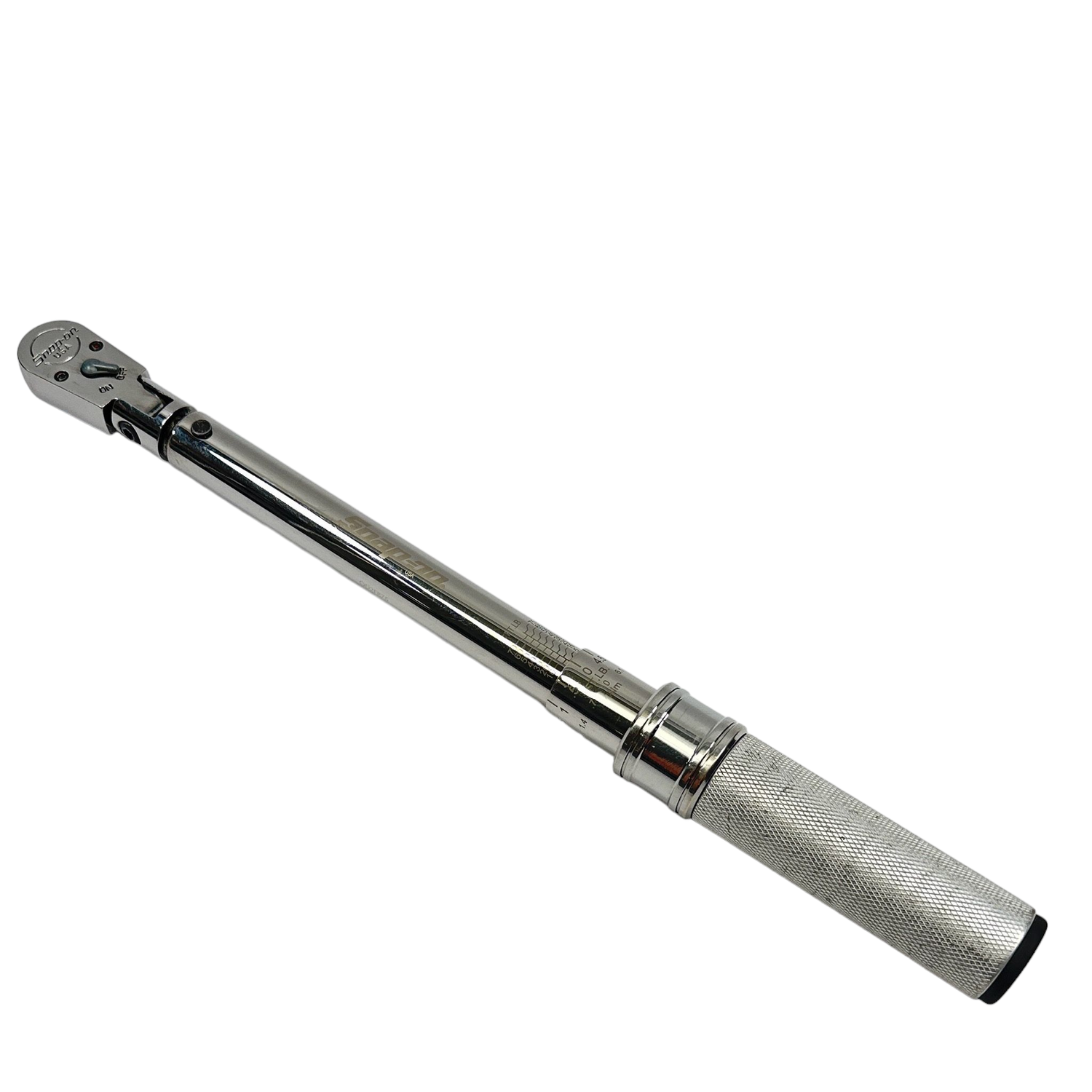 Snap On 3/8" Drive SAE Adjustable Click-Type Flex-Head Torque Wrench (5 ...
