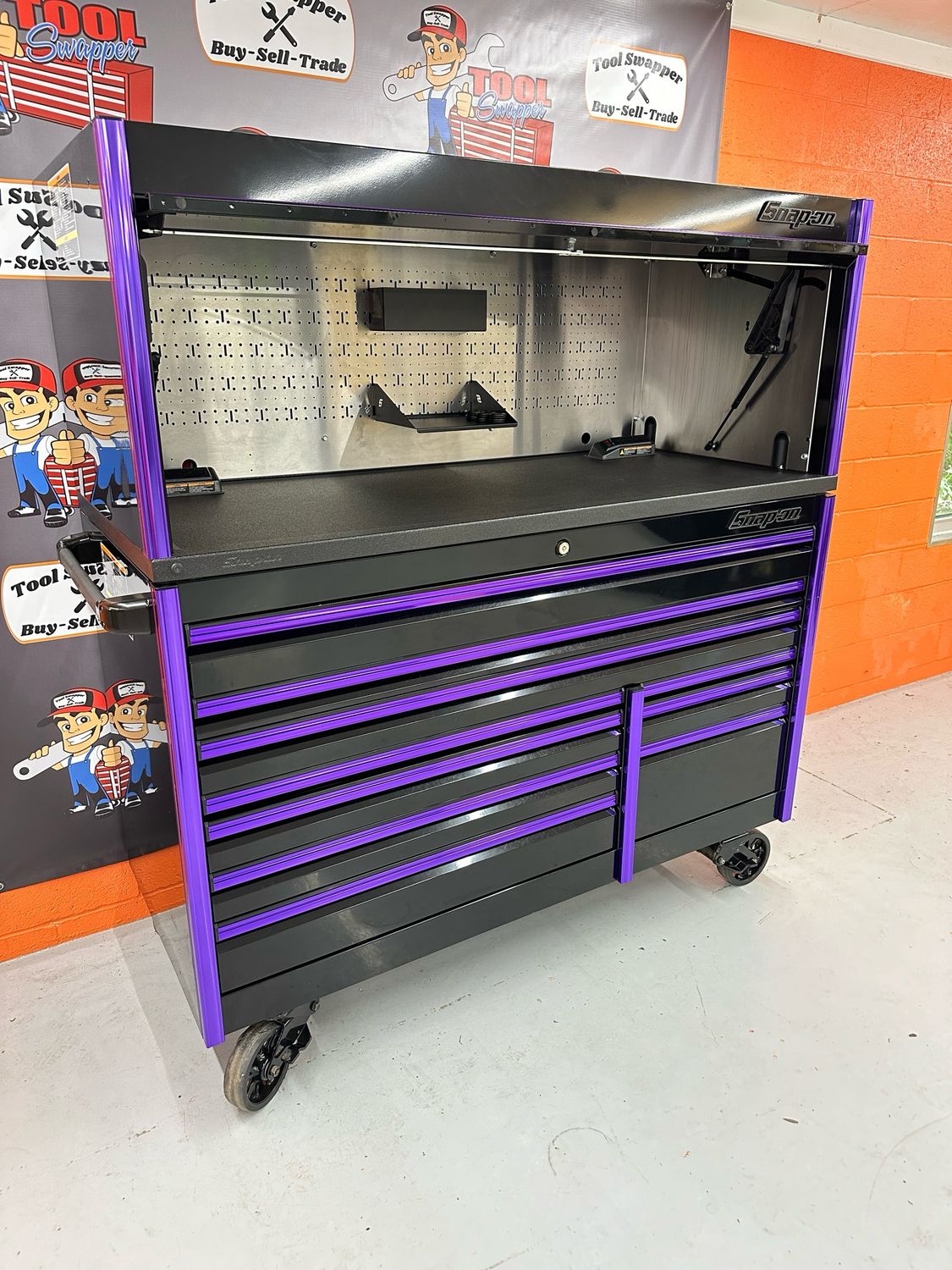 Snap On 68 Epiq W LED Power Rhino Top Hutch KETN682BOZBN Shop Tool Swapper