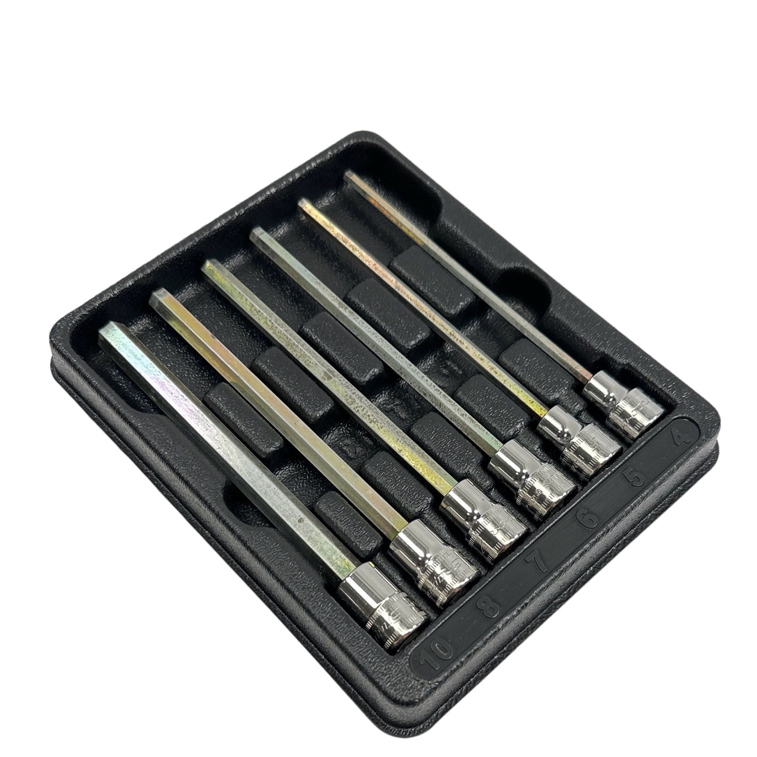 Snap On 6 pc 3/8" Drive Metric Extra-Long Hex Bit Socket Driver Set ...