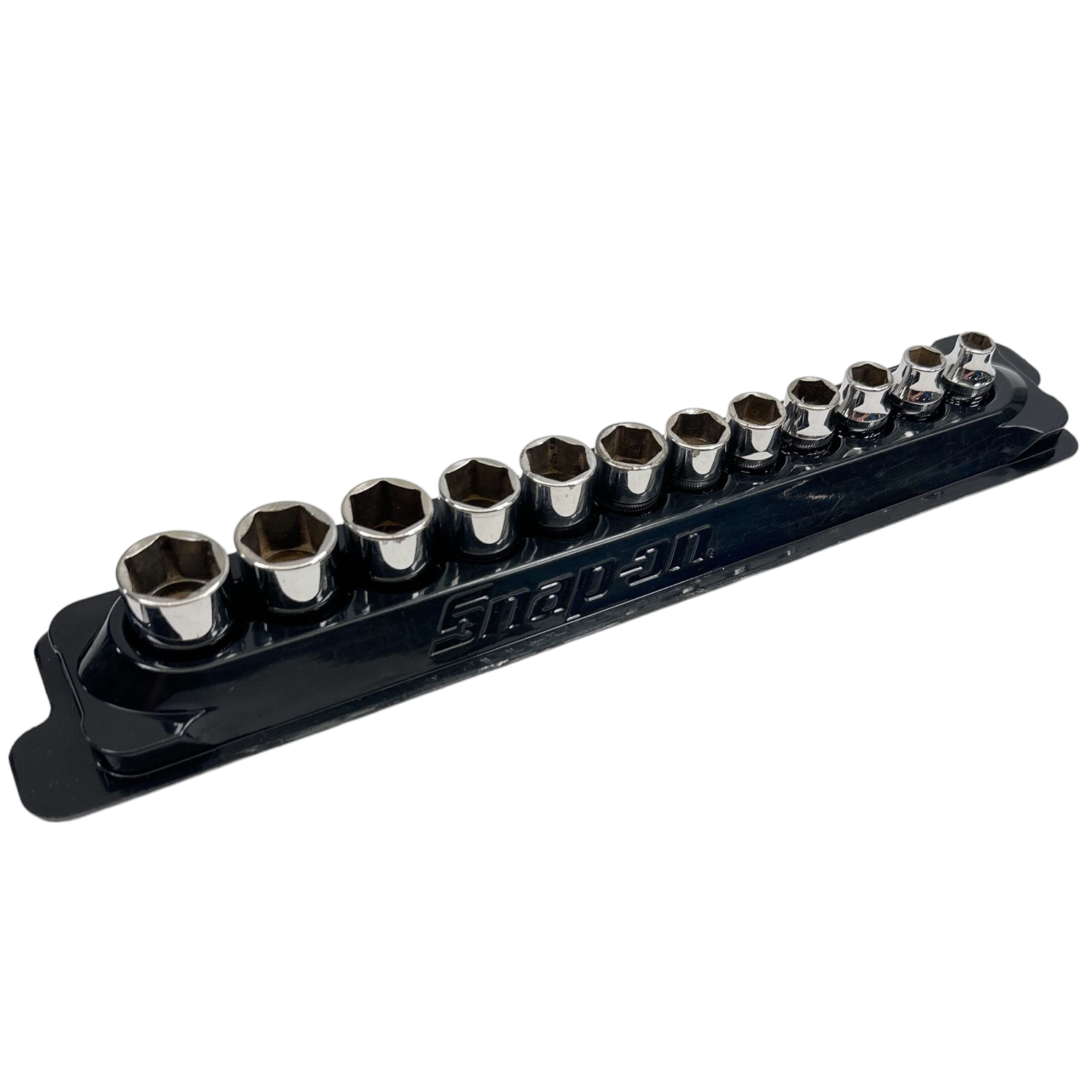 Snap On 12 pc 3/8" Drive 6-Point Metric Flank Drive® Shallow Socket Set ...