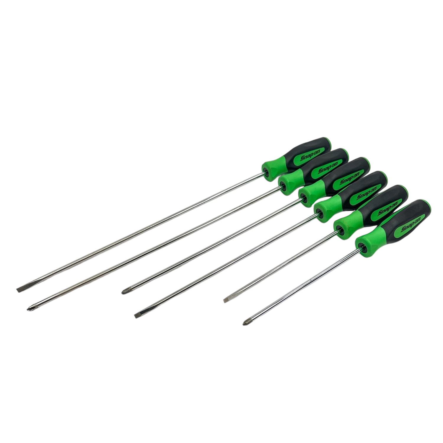 Snap On 6pc Instinct® Soft Grip Cabinet Screwdriver Set (Green) - Shop ...