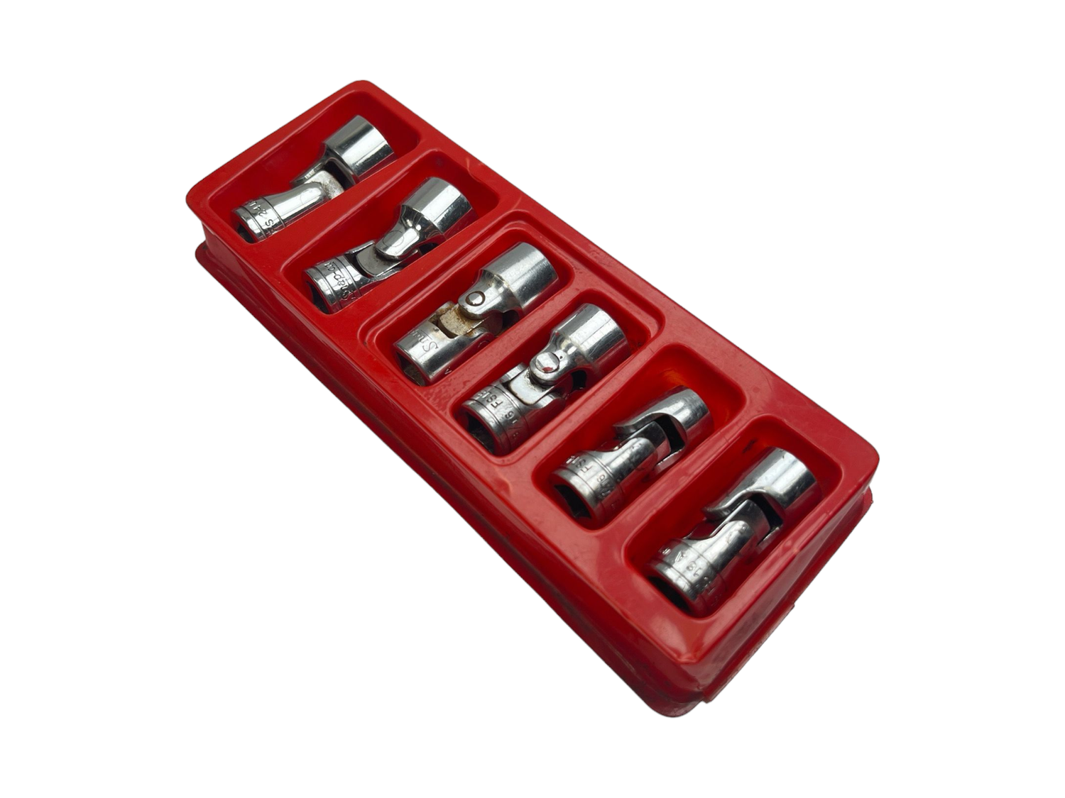 Snap On 6pc 3/8" Drive SAE Swivel Flex Universal Joint Socket Set (7/16 ...