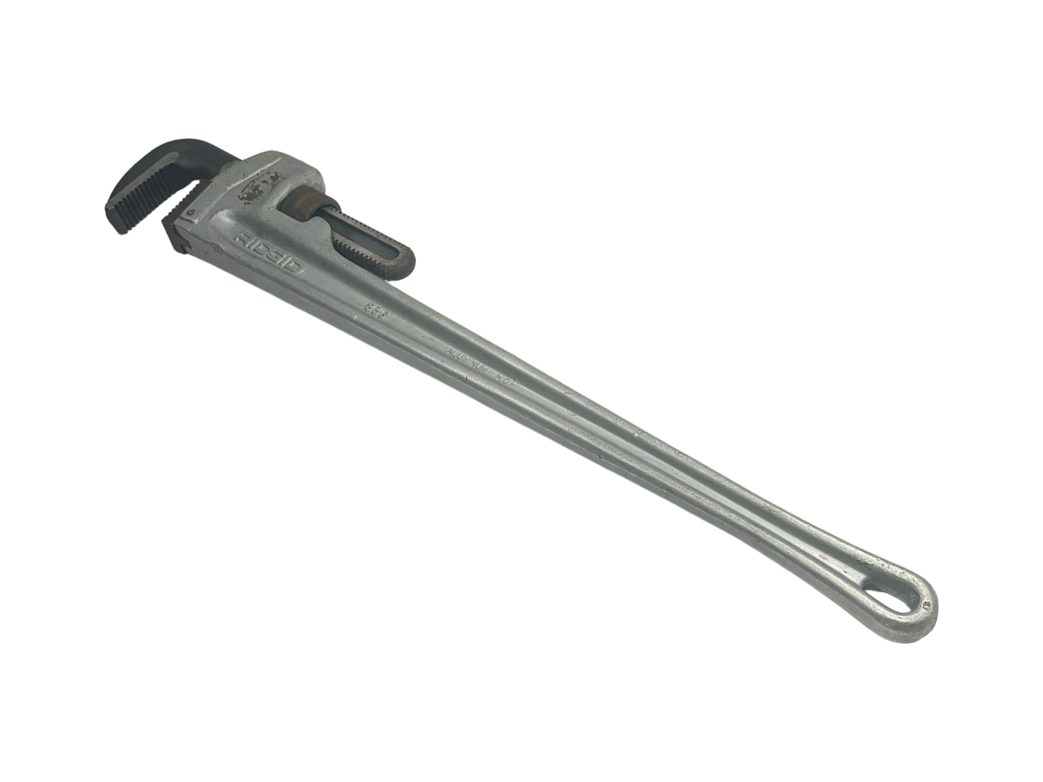 RIDGID Aluminum Straight 36" Plumbing Pipe Wrench (Silver), 31110 Model ...