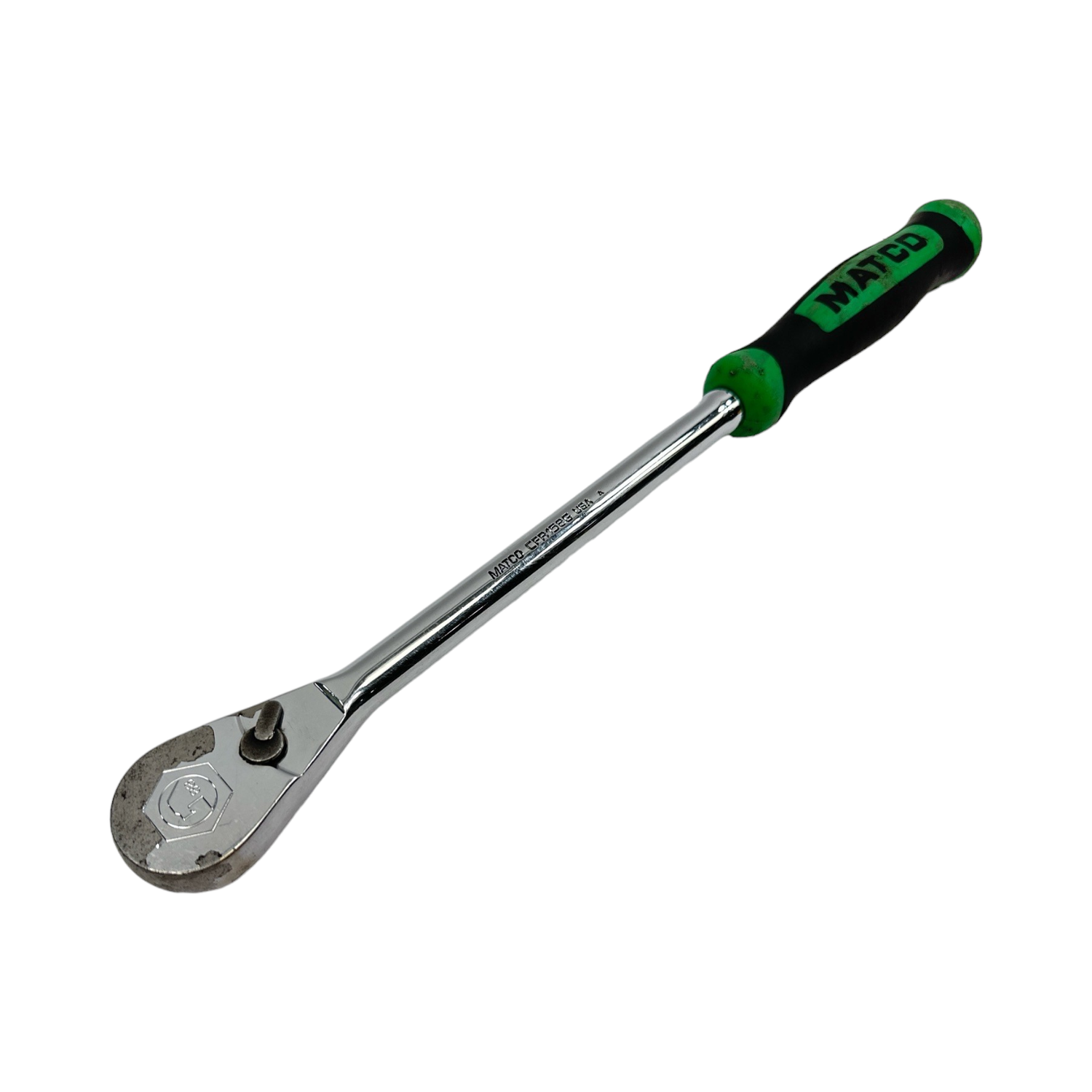 Matco 1/2" Drive 16-3/4" EIGHTY-8 Tooth Fixed Ratchet With Ergo Handle ...