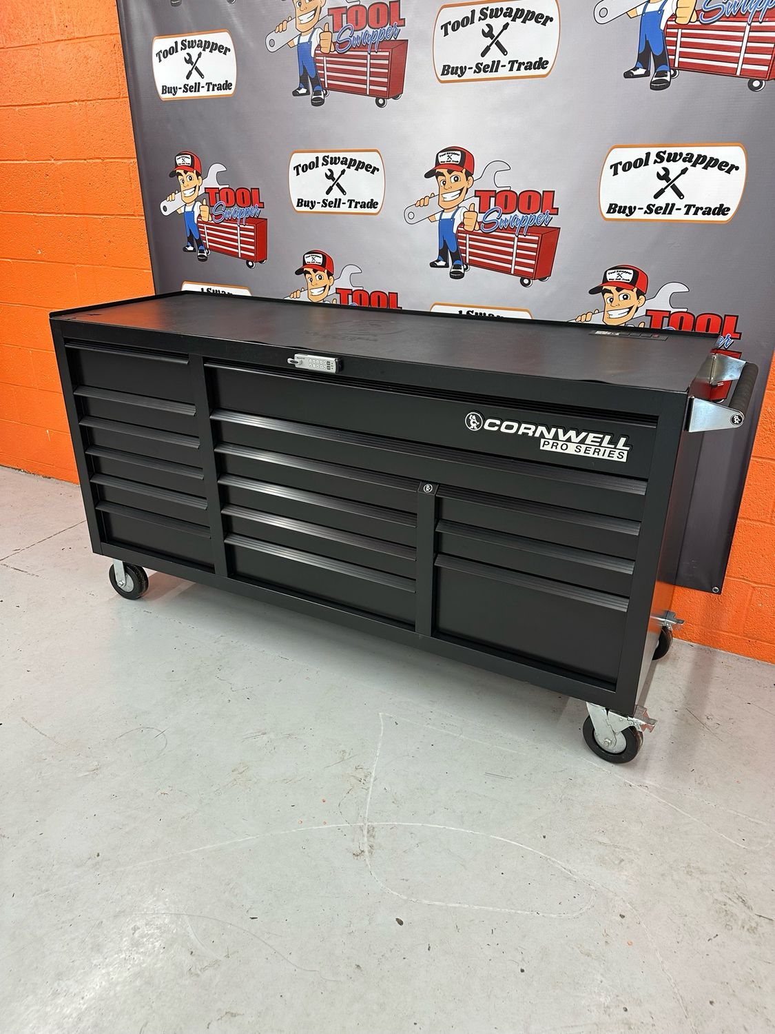 Cornwell 76 Pro Series Triple Bay Tool Box Shop Tool Swapper