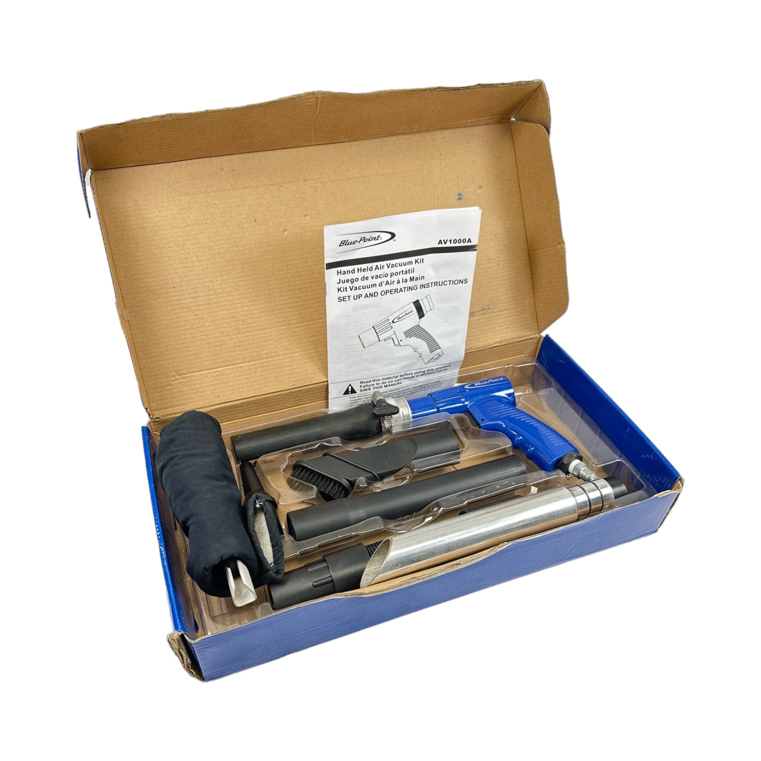 Blue Point Hand Held Air Vacuum Kit, AV1000A - Shop - Tool Swapper