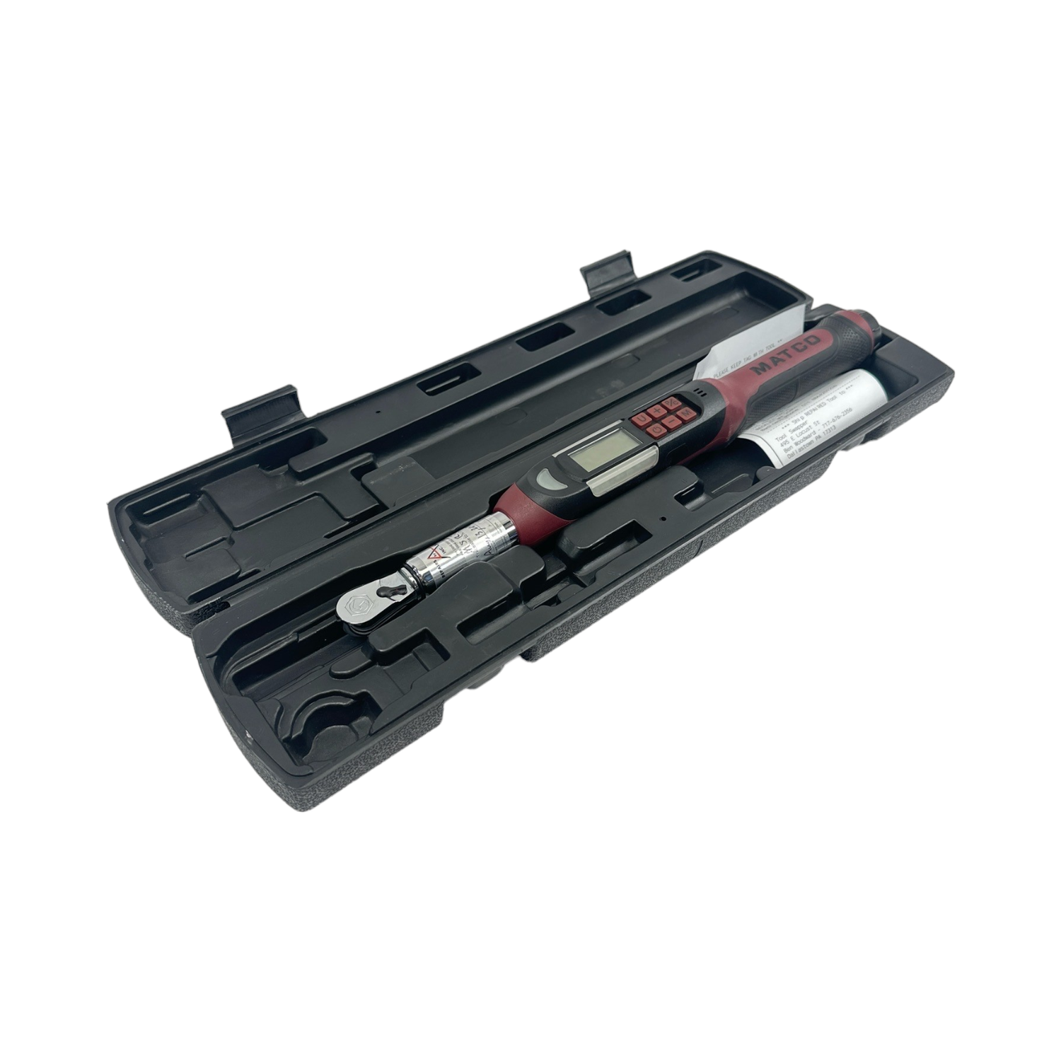 Matco 1/4" Drive Fixed Head Electronic Torque Wrench 1-20 FT. LBS. With ...