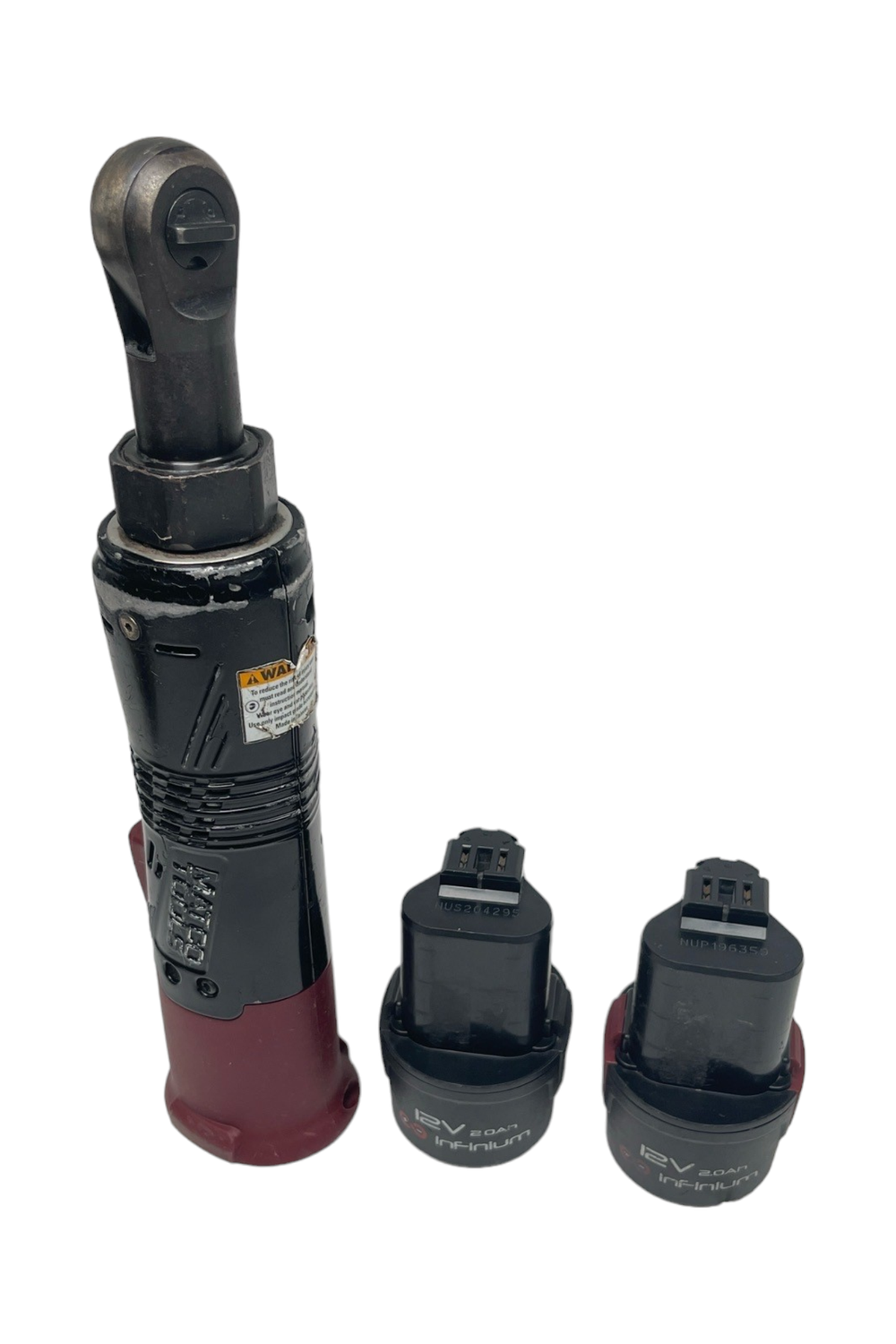 Matco Tools Infinium 12V 1/4” Drive Cordless Ratchet W/ Two 2.0 AH ...