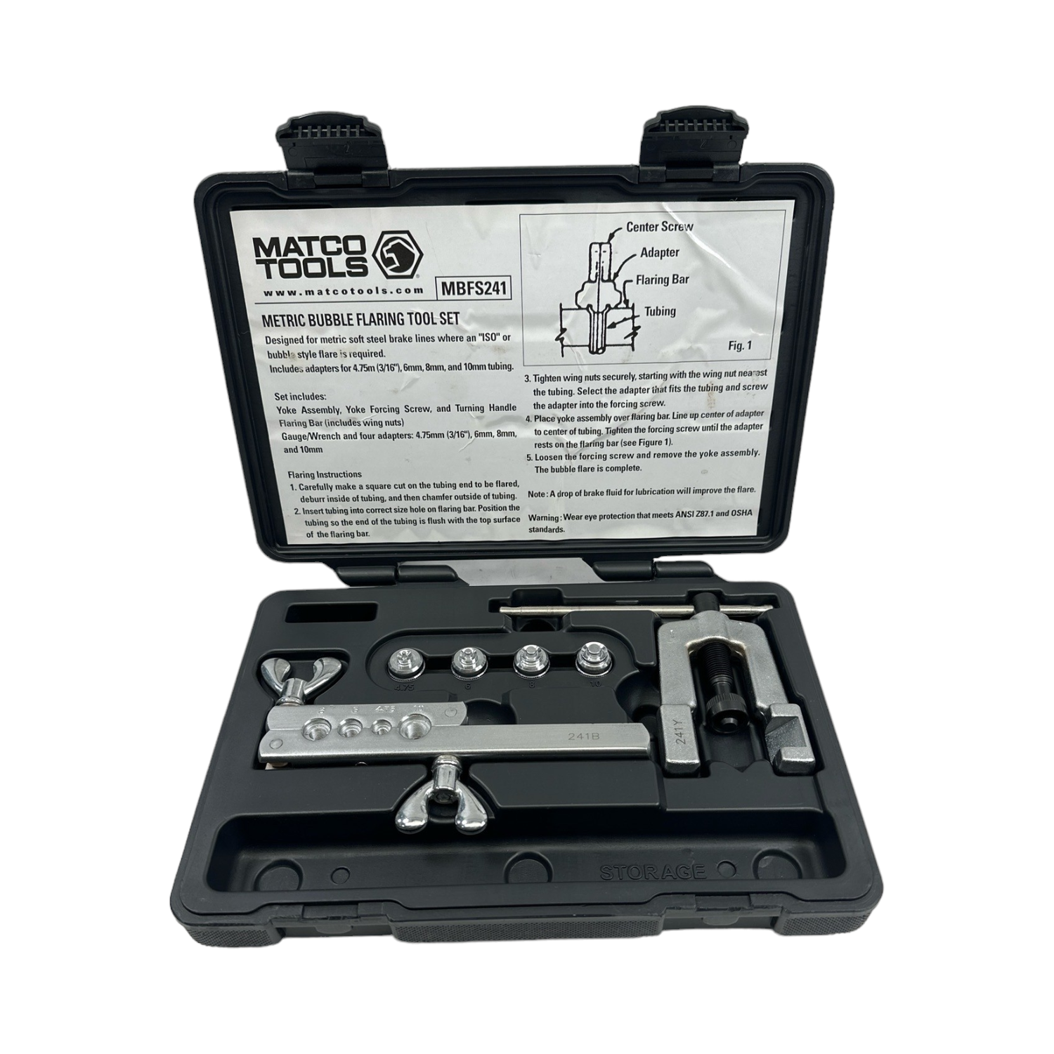 Matco Metric Bubble Flaring Tool Set, MBFS241 - Shop - Tool Swapper