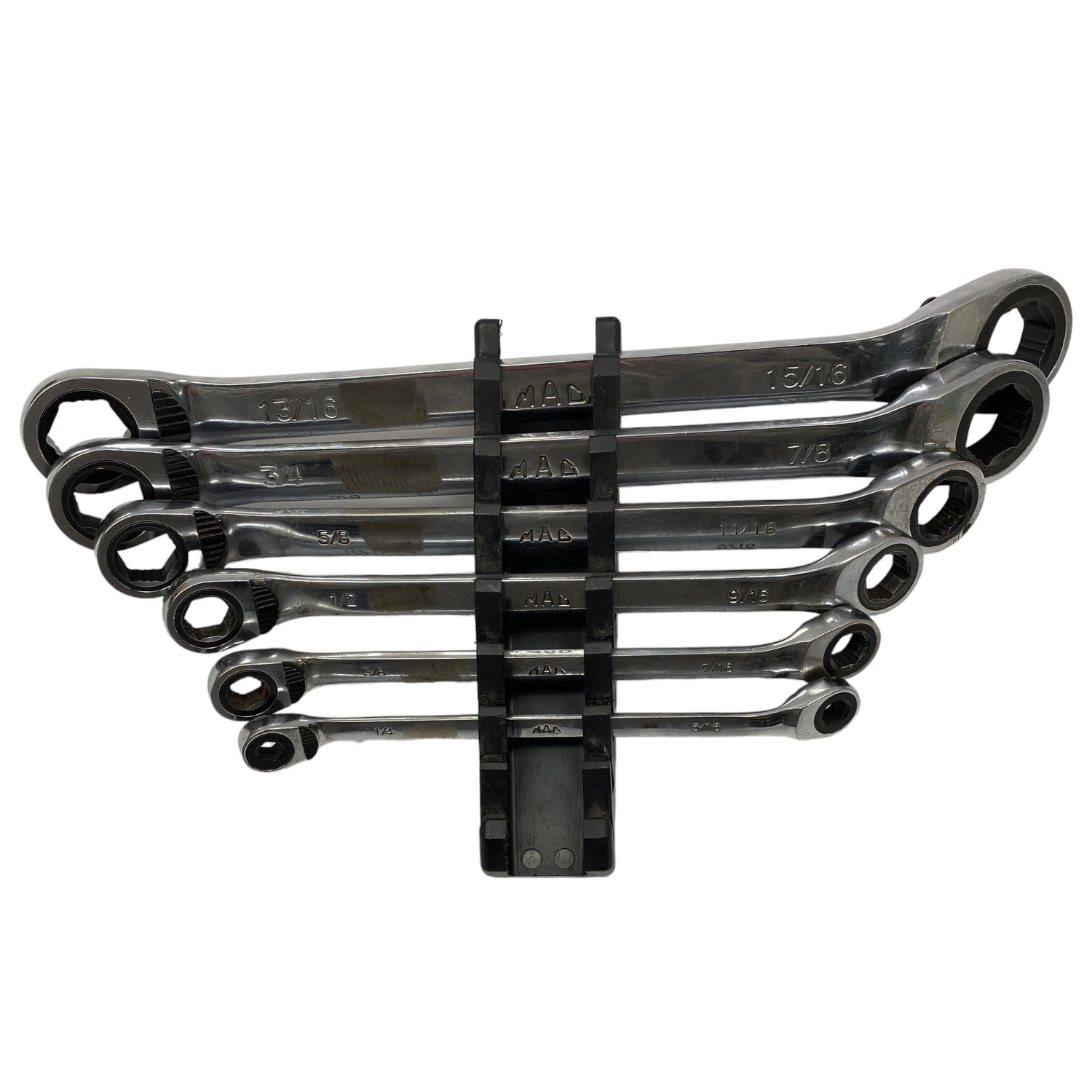 Mac Tools 6pc SAE Offset Ratchet Wrench Set 6 Point, 1/4” - 15/16 ...