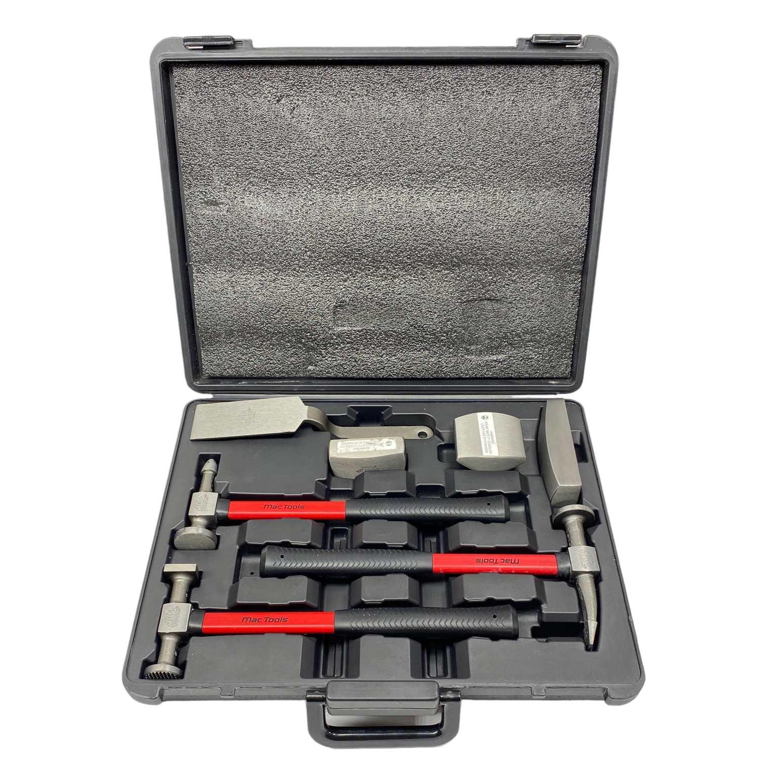 Mac Tools 7-Piece Fiberglass Handle Auto Body Hammer & Tool Set, BTS7F ...
