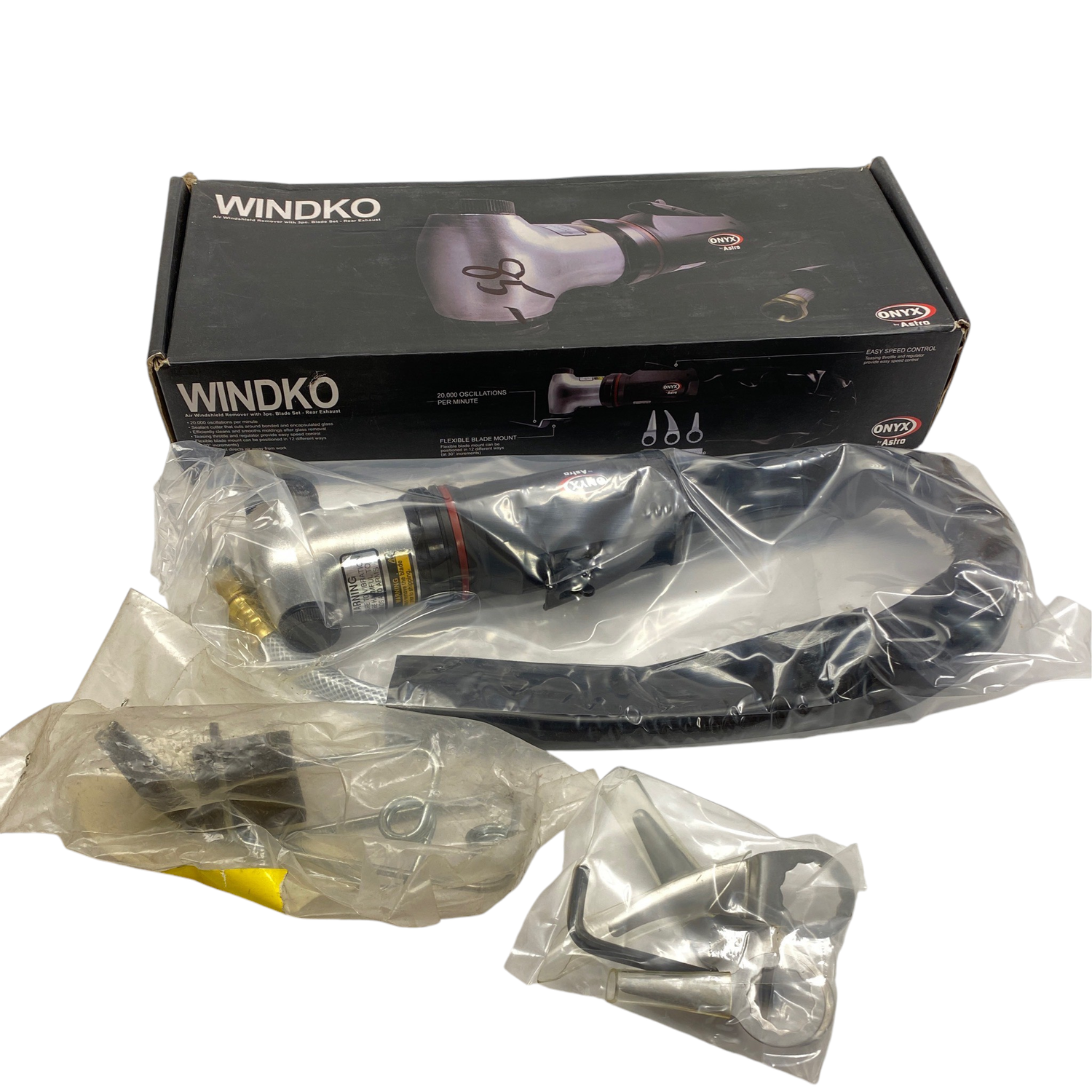 Astro Pneumatic Windko Air Windshield Remover with 3 Piece Blade Set ...