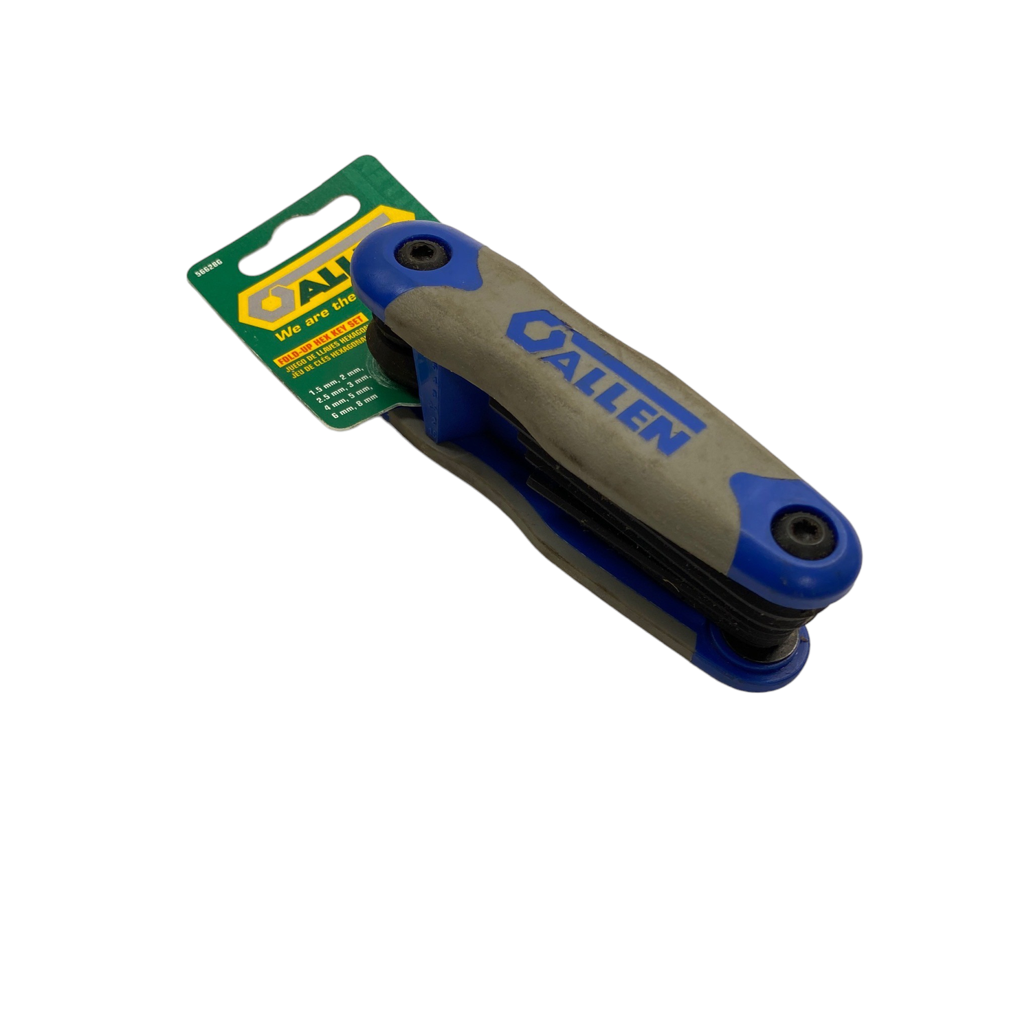 Allen 8 Pc. Folding Hex Key Set, 56628G - Shop - Tool Swapper