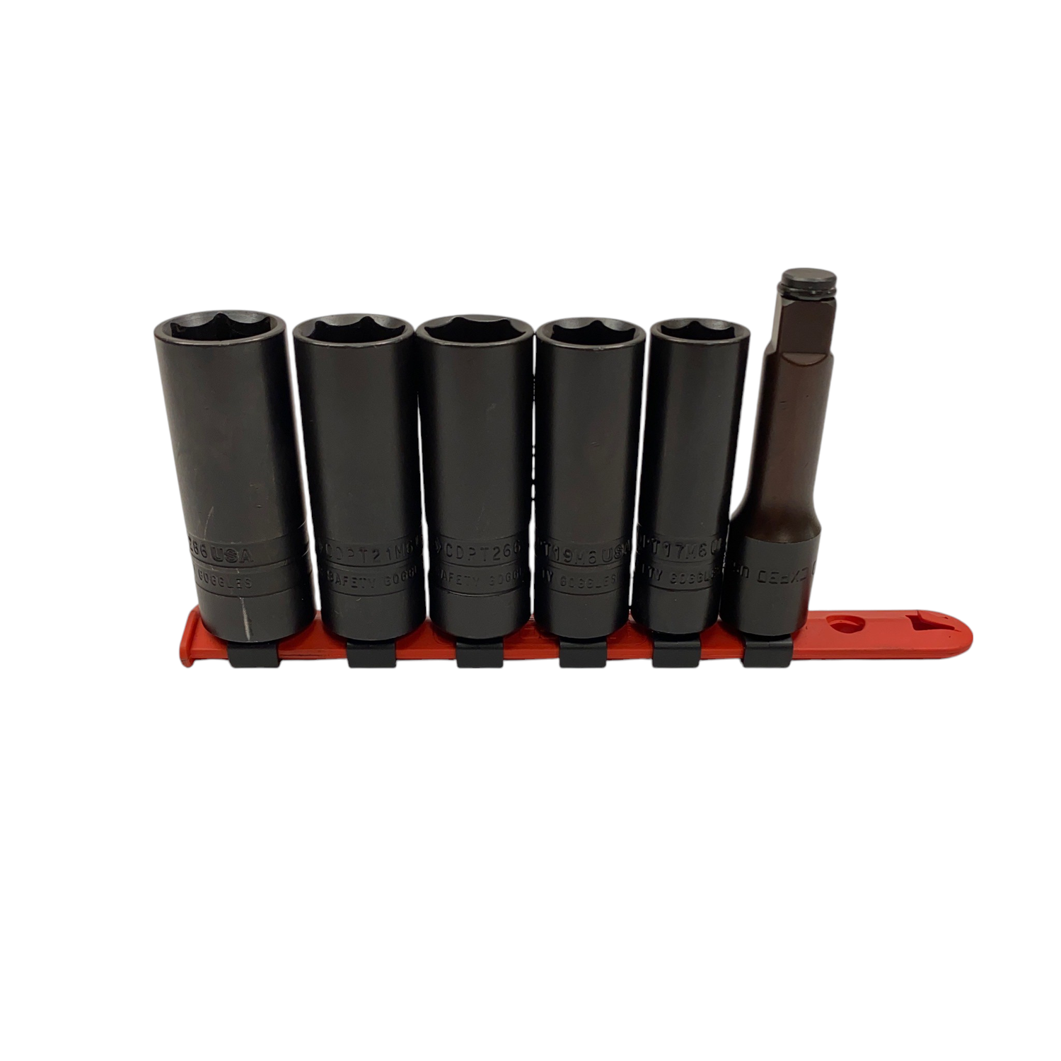 Matco Tools 6 Pc. 1/2” Drive Metric/SAE Deep Thin Wall Impact Socket ...