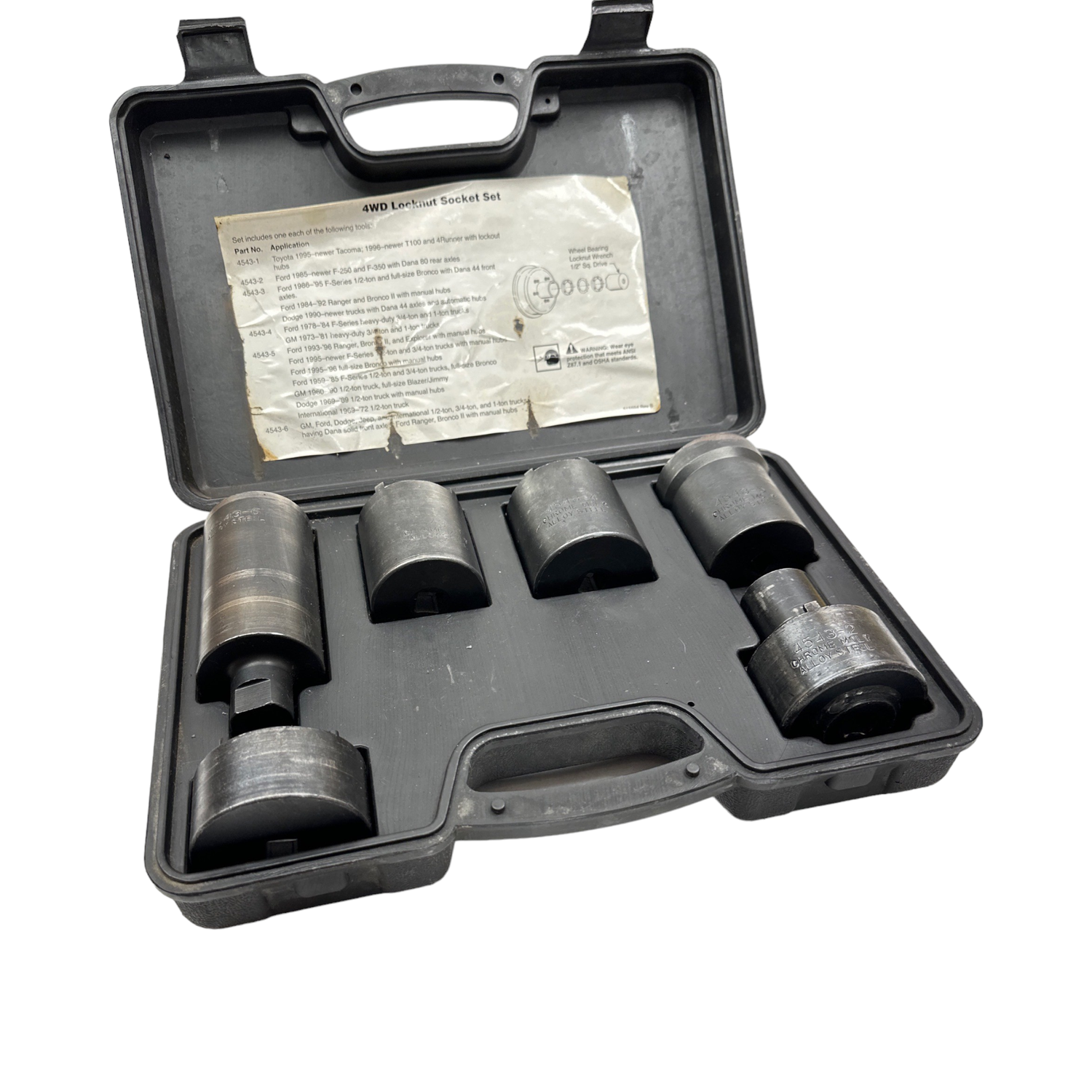 Cornwell 6 Piece 4WD Locknut Socket Set - Shop - Tool Swapper