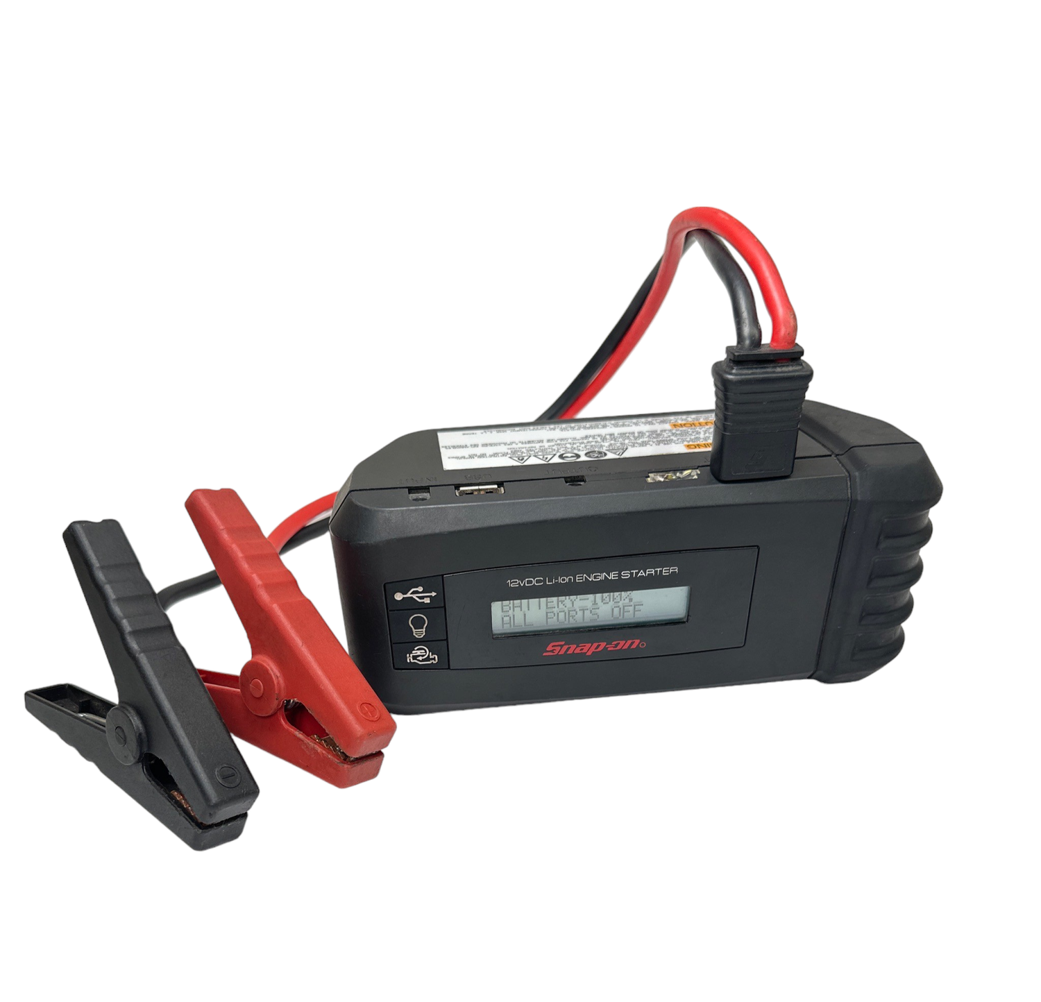 Snap on battery starter store