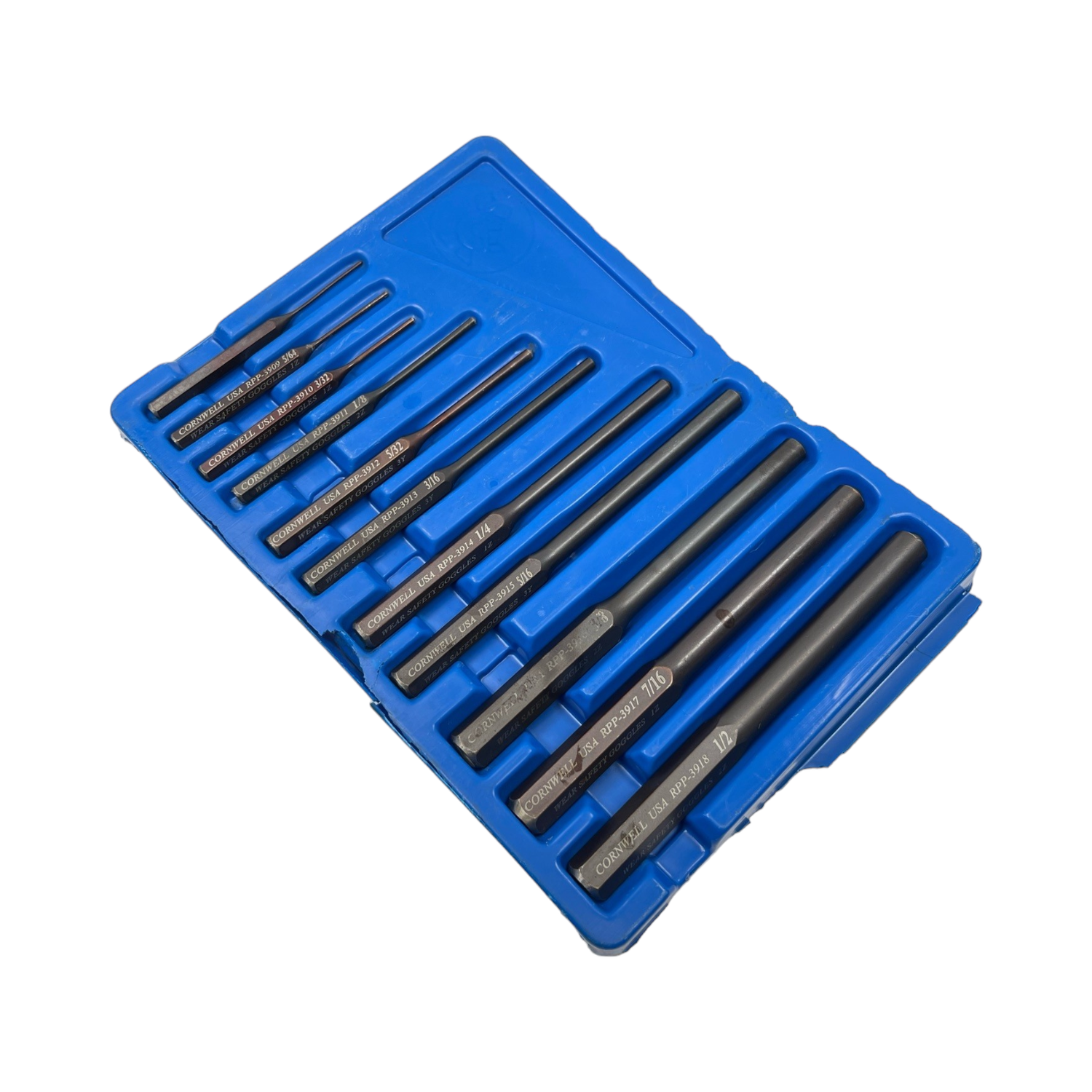 Cornwell 11 Piece Roll Pin Punch Set, RPP11ST - Shop - Tool Swapper