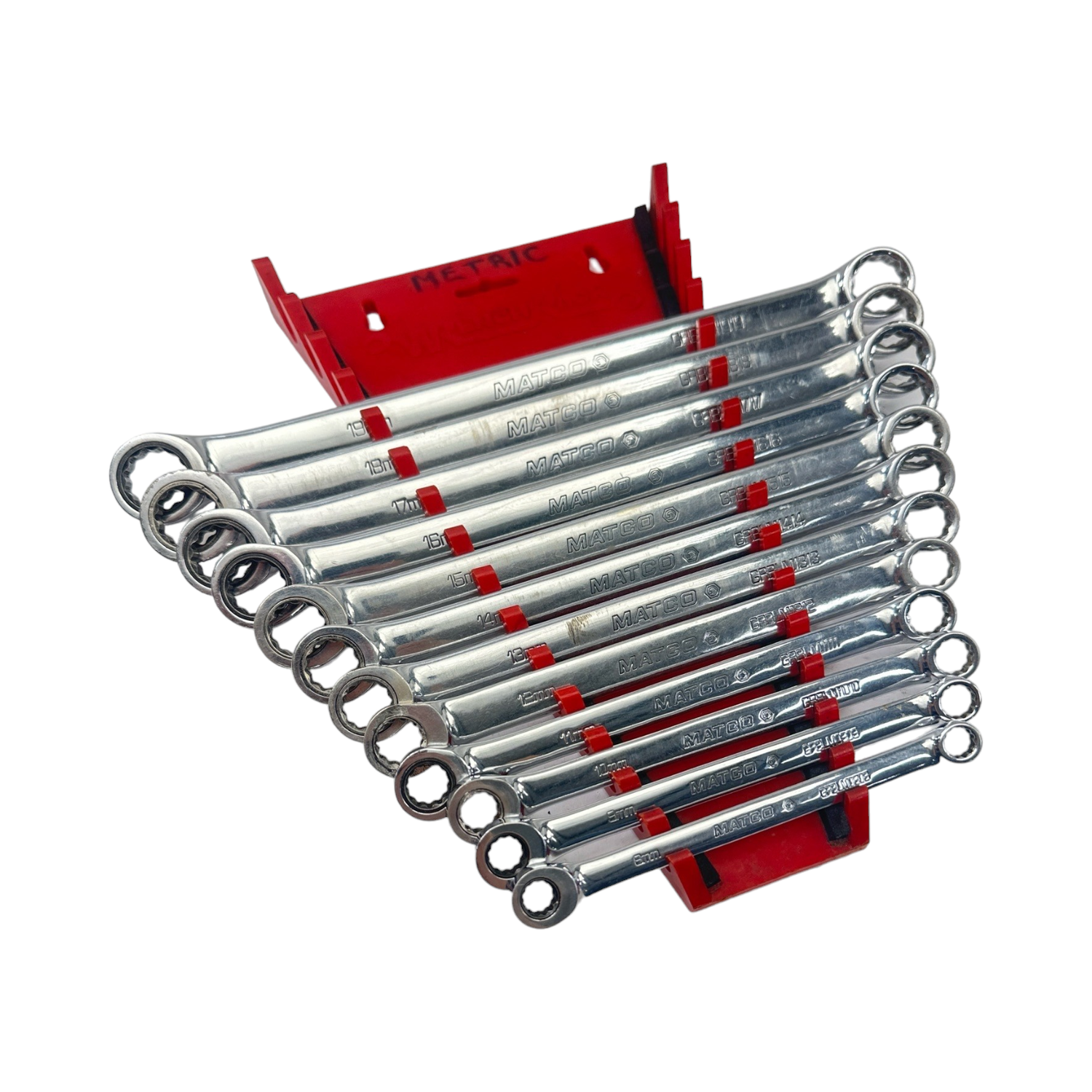 Matco 12pc Metric Double Box End Ratcheting Wrench Set - Shop - Tool ...