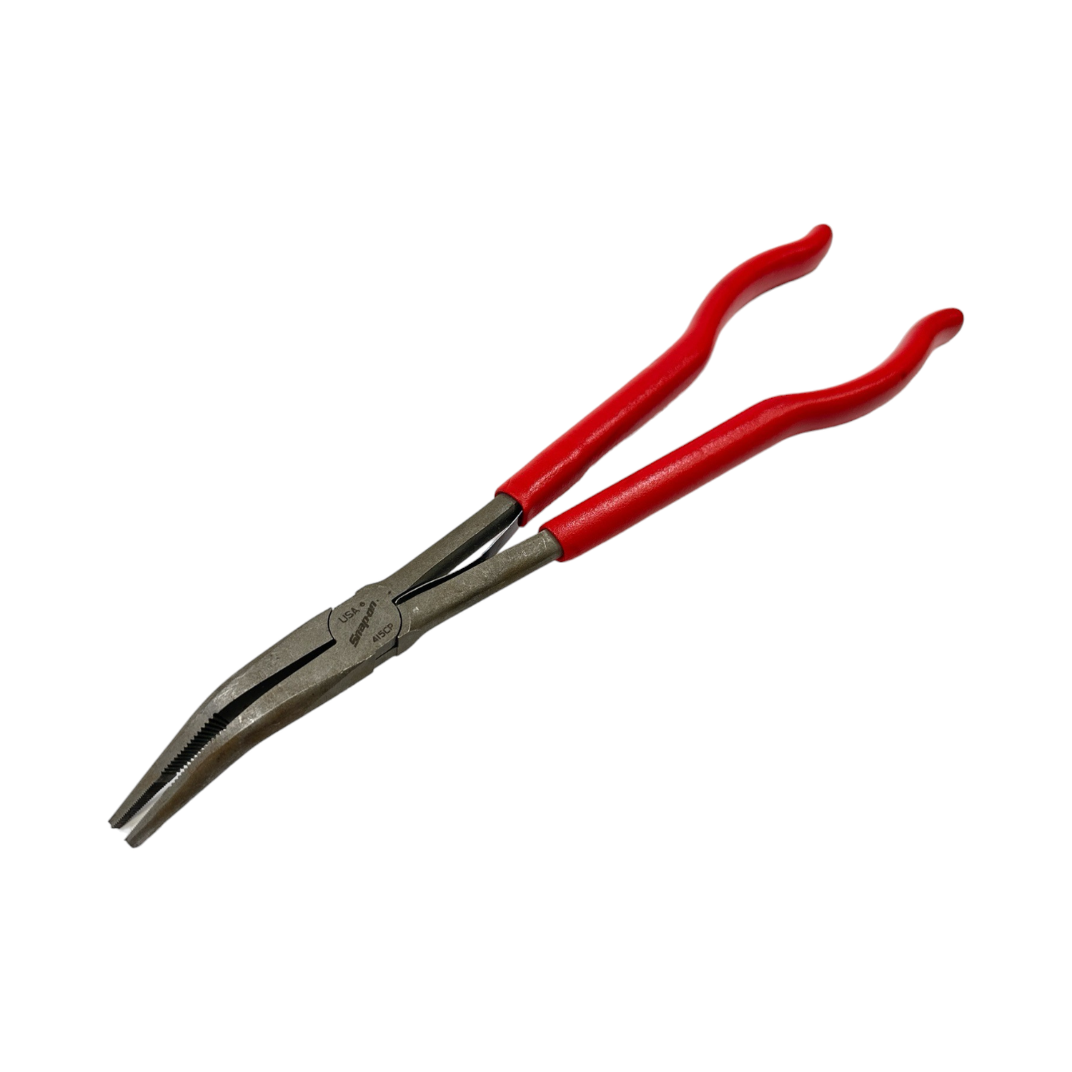 Snap On 15" Long-Neck 35° Bent Needle Nose Pliers (Red), 415CP - Shop ...