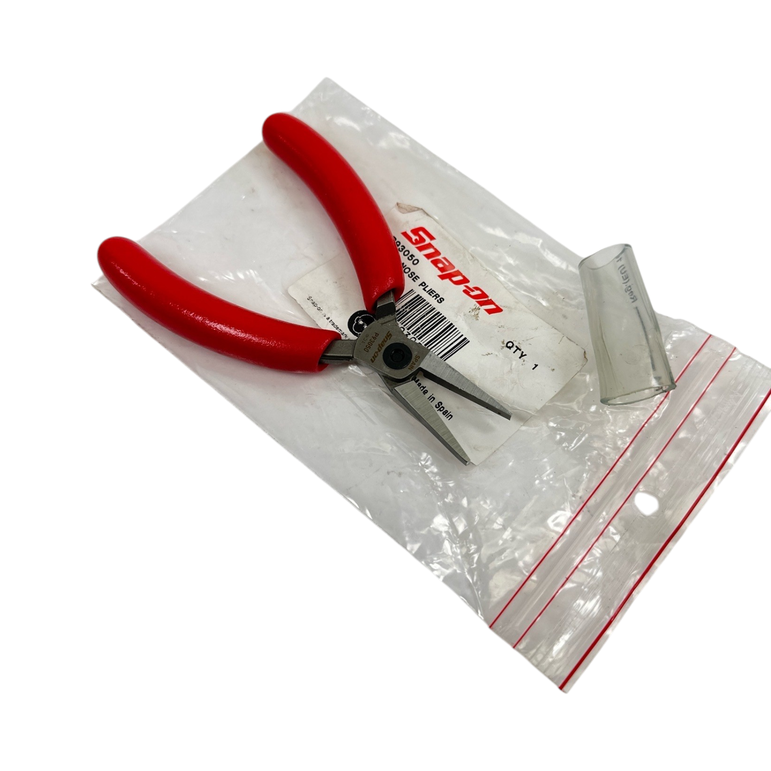 Snap On 5" Flat Nose Pliers (Red), P93050A - Shop - Tool Swapper