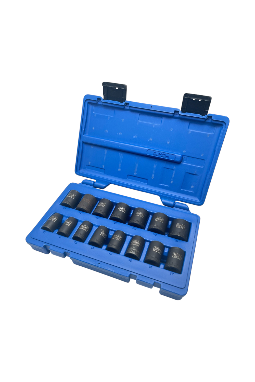 Cornwell 15 Piece 1/2" Drive bluePOWER Metric Power Socket Set 6 Point ...
