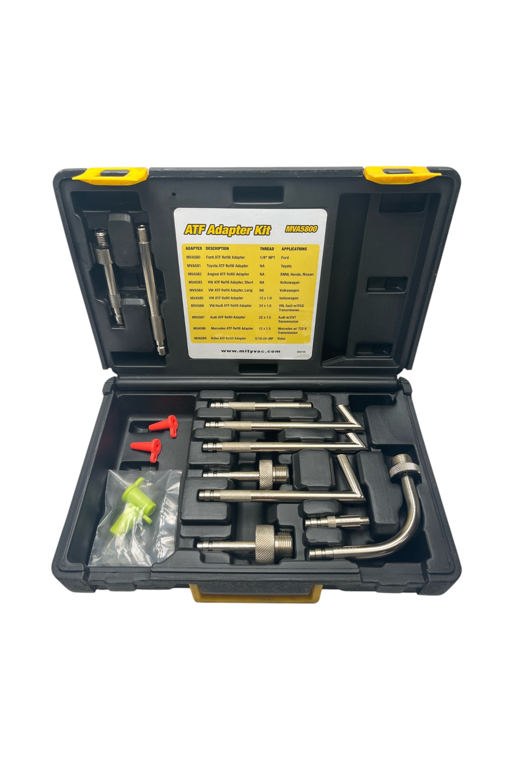 Mityvac ATF Refill Adapter Kit, MVA5800 - Shop - Tool Swapper