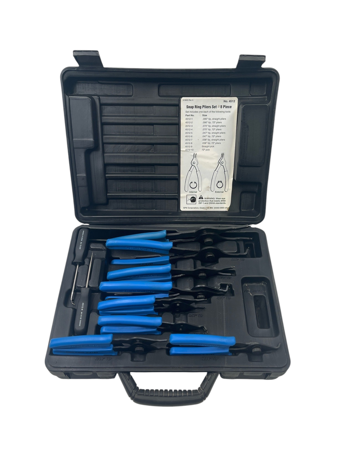 OTC Stinger Series Snap Ring Pliers Set, 4512 - Shop - Tool Swapper