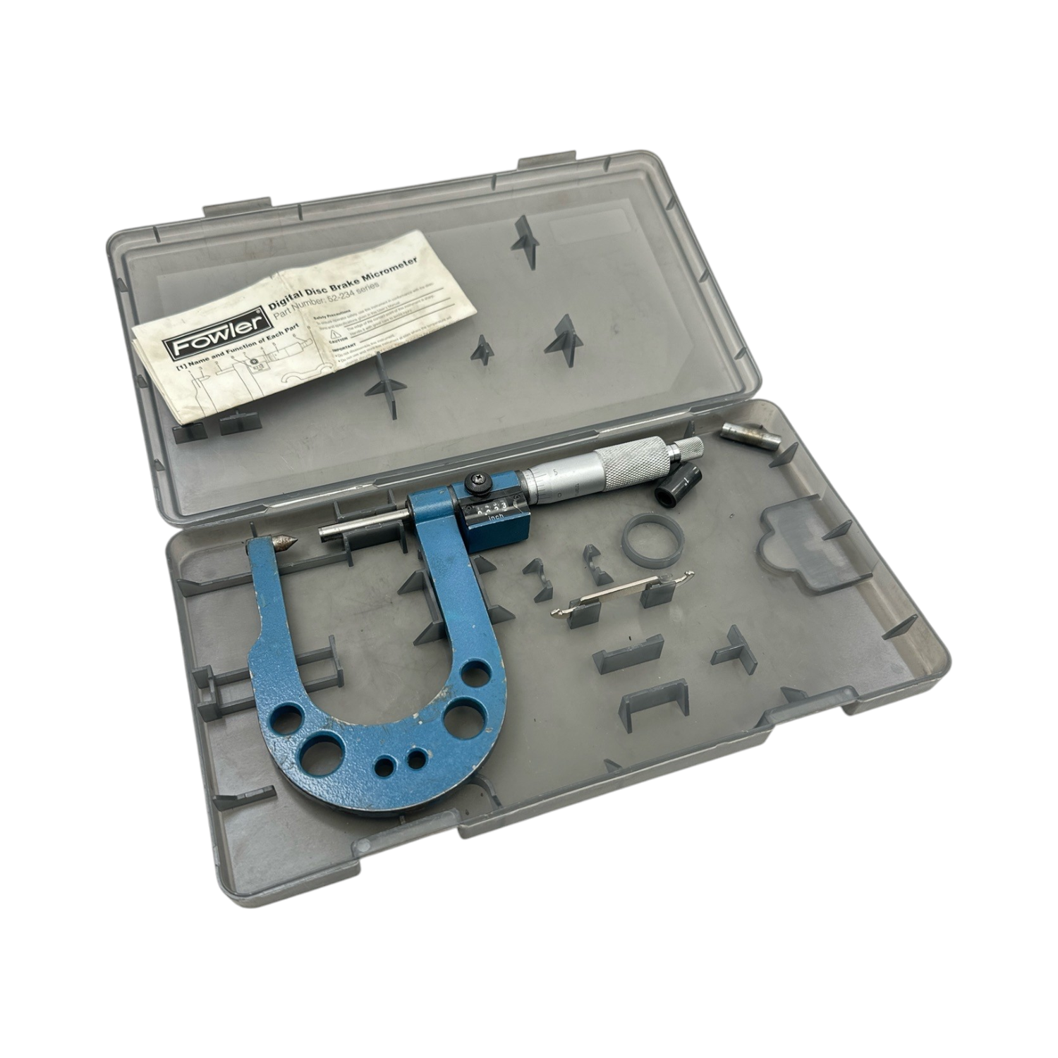 Fowler Digital Disc Brake Micrometer, 52-234 - Shop - Tool Swapper