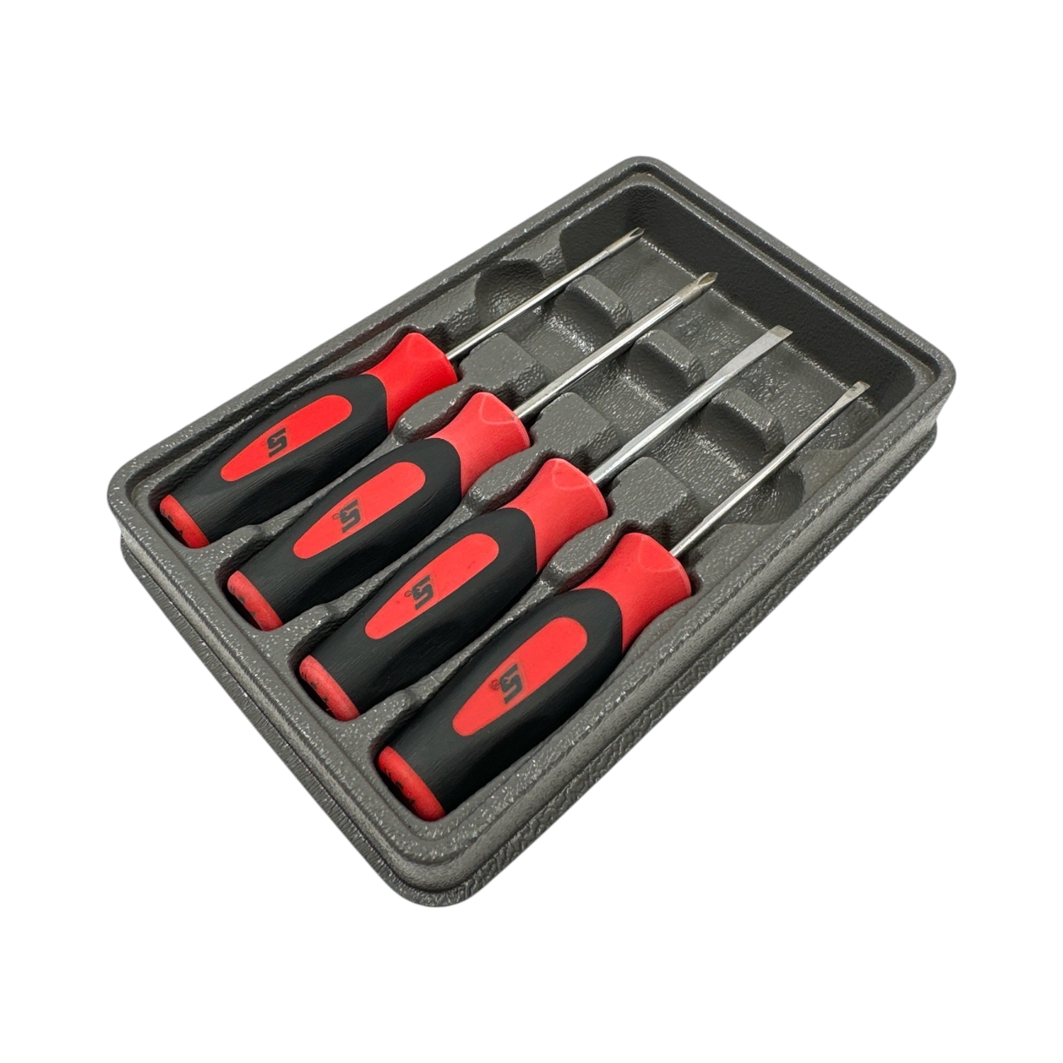 Snap On 4 pc Instinct® Soft Grip Mini-Tip Combination Screwdriver Set (Red), SGDX40BR - Shop ...