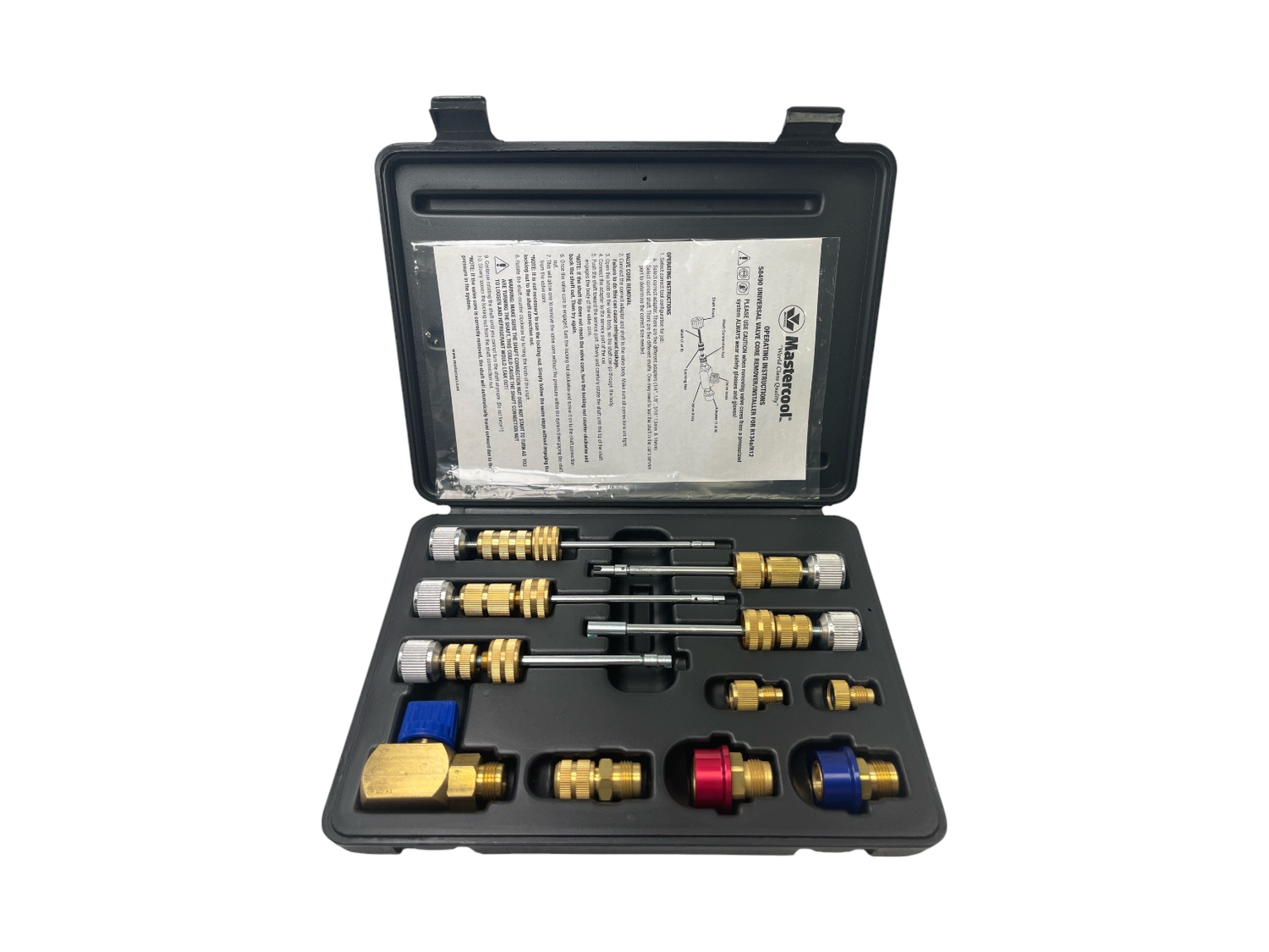 Mastercool Valve Core Remover/Installer R134A/R12 Master Kit, 58490 ...