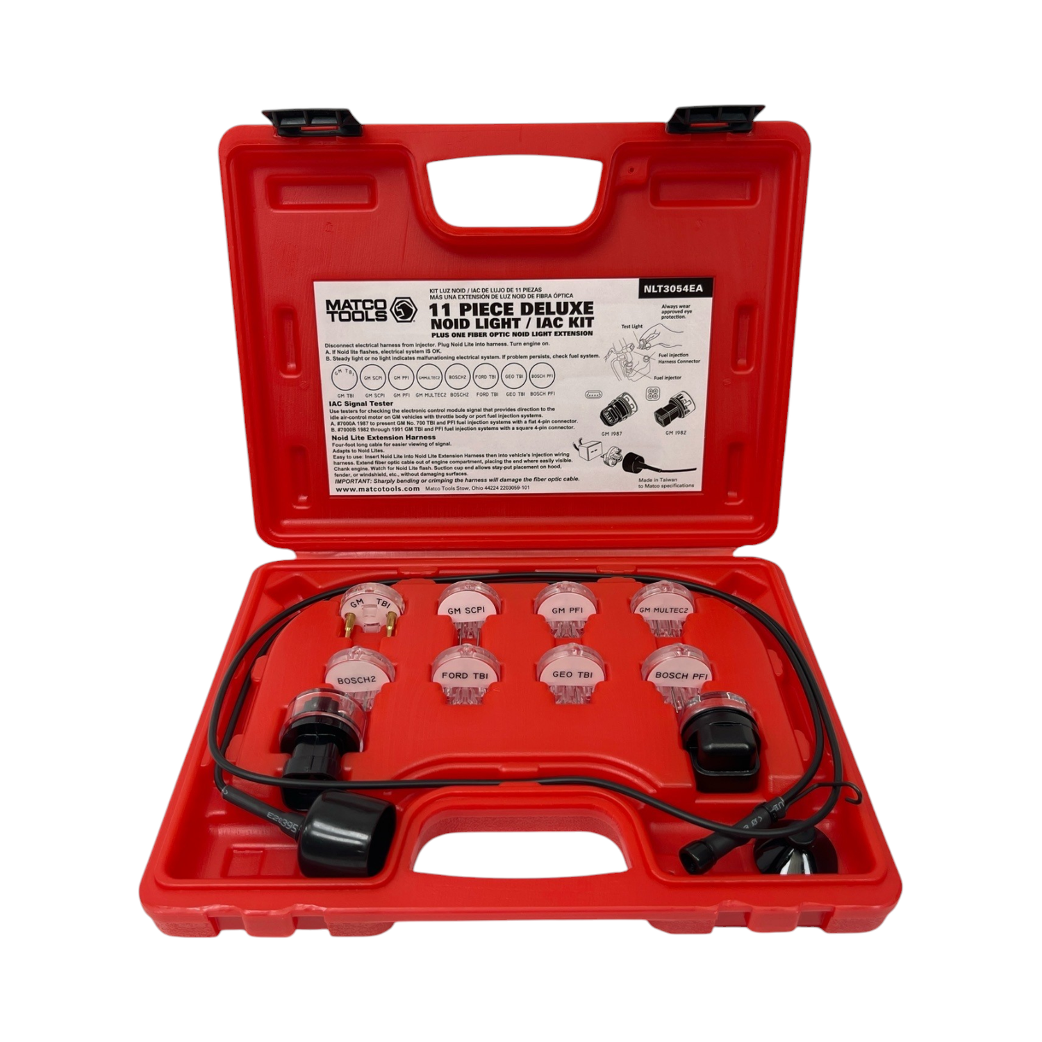Matco Tools 11 Piece Deluxe Noid Light/Iac Kit, NLT3054EA - Shop - Tool ...