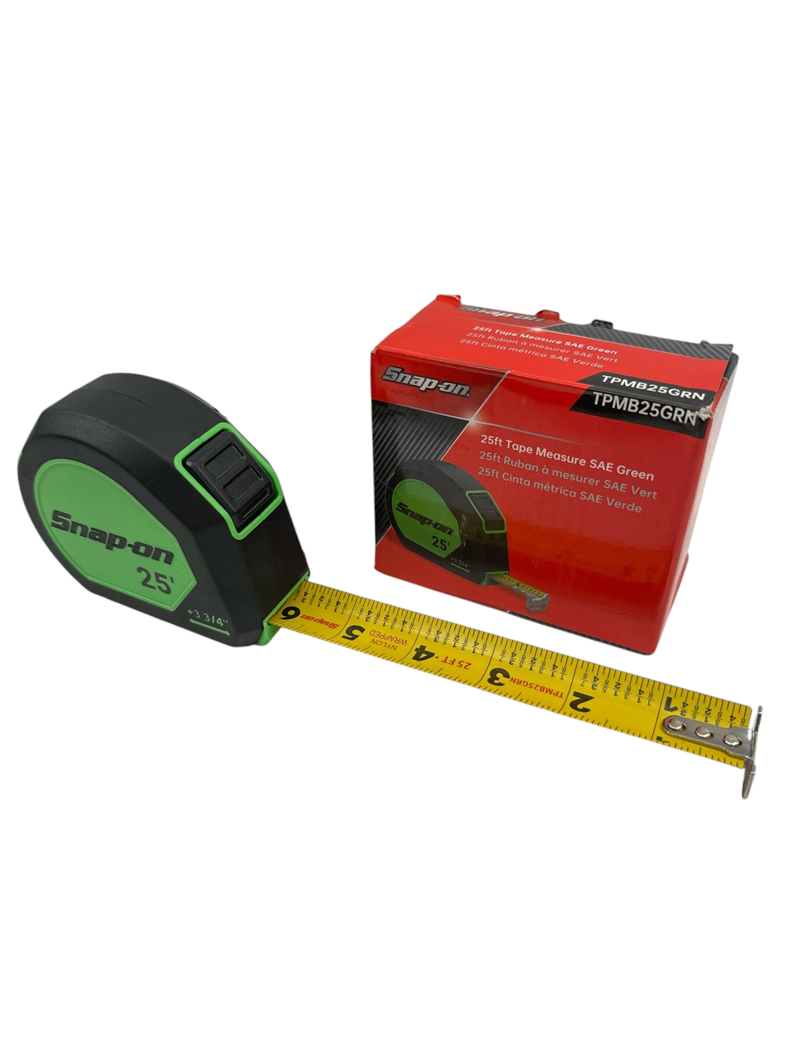 Snap On 25' SAE Tape Measure (Red), TPMB25 - Shop - Tool Swapper