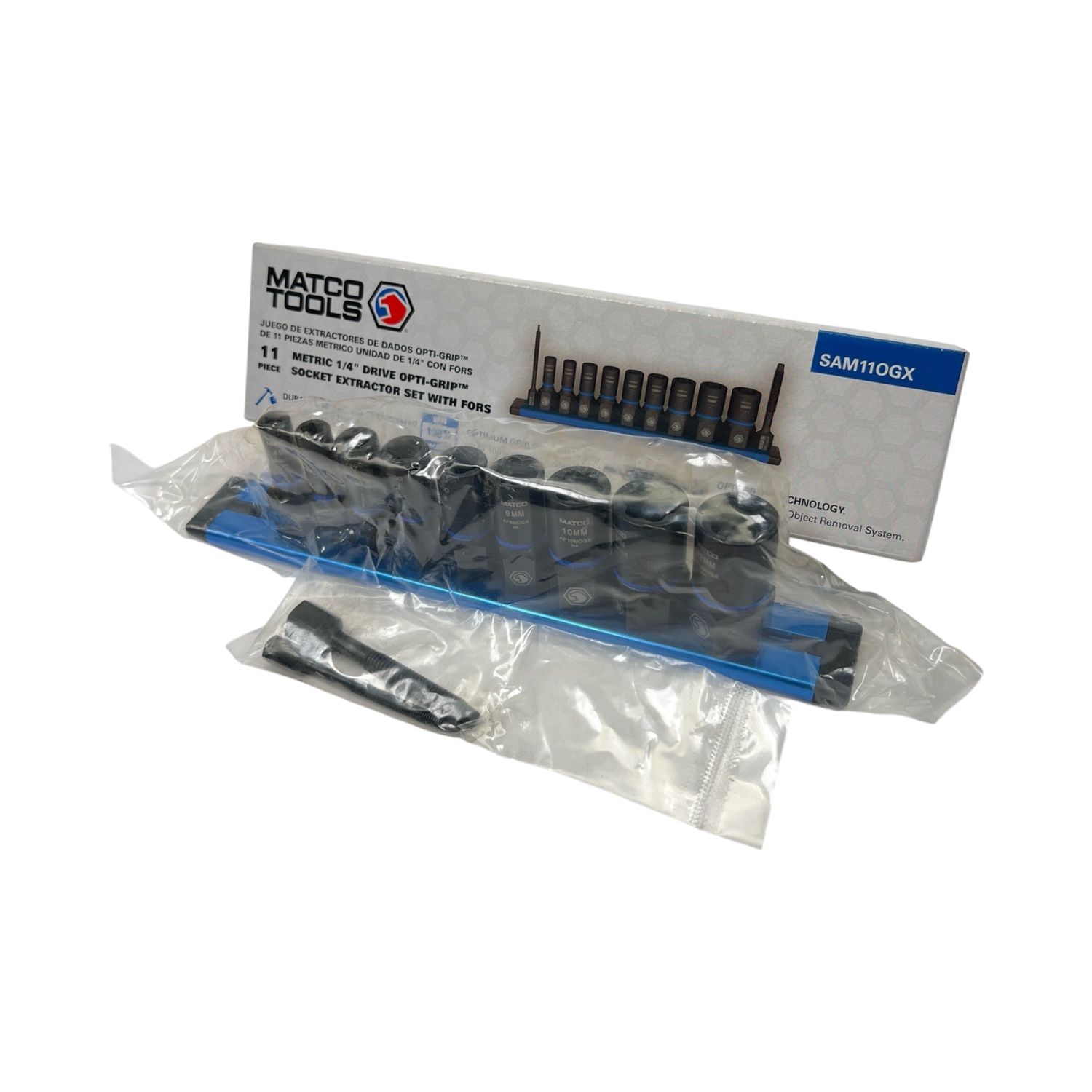 Matco Tools 11PC Metric 1/4” Drive Socket Extractor Set With Fors ...