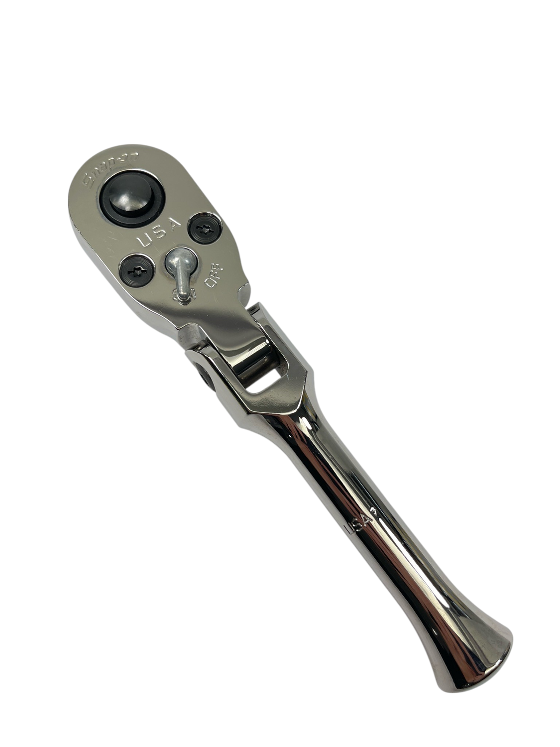 Snap On 1/2" Drive Dual 80 Technology Stubby Handle Flex-Head Quick ...