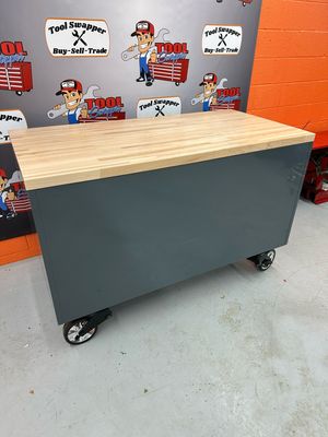 Snap On 60" One-Drawer Single-Bank EPIQ™ Series Workbench with Hardwood ...